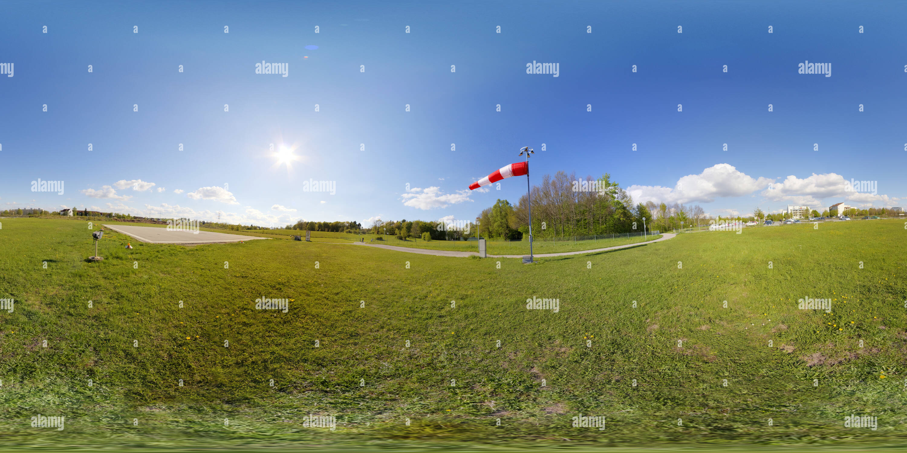 360° view of Heliport Zentralklinikum 01w - Alamy