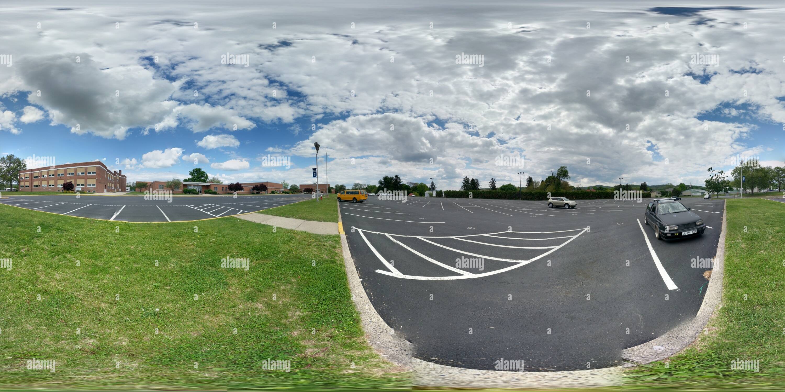 360° view of Oley Valley High School - Alamy