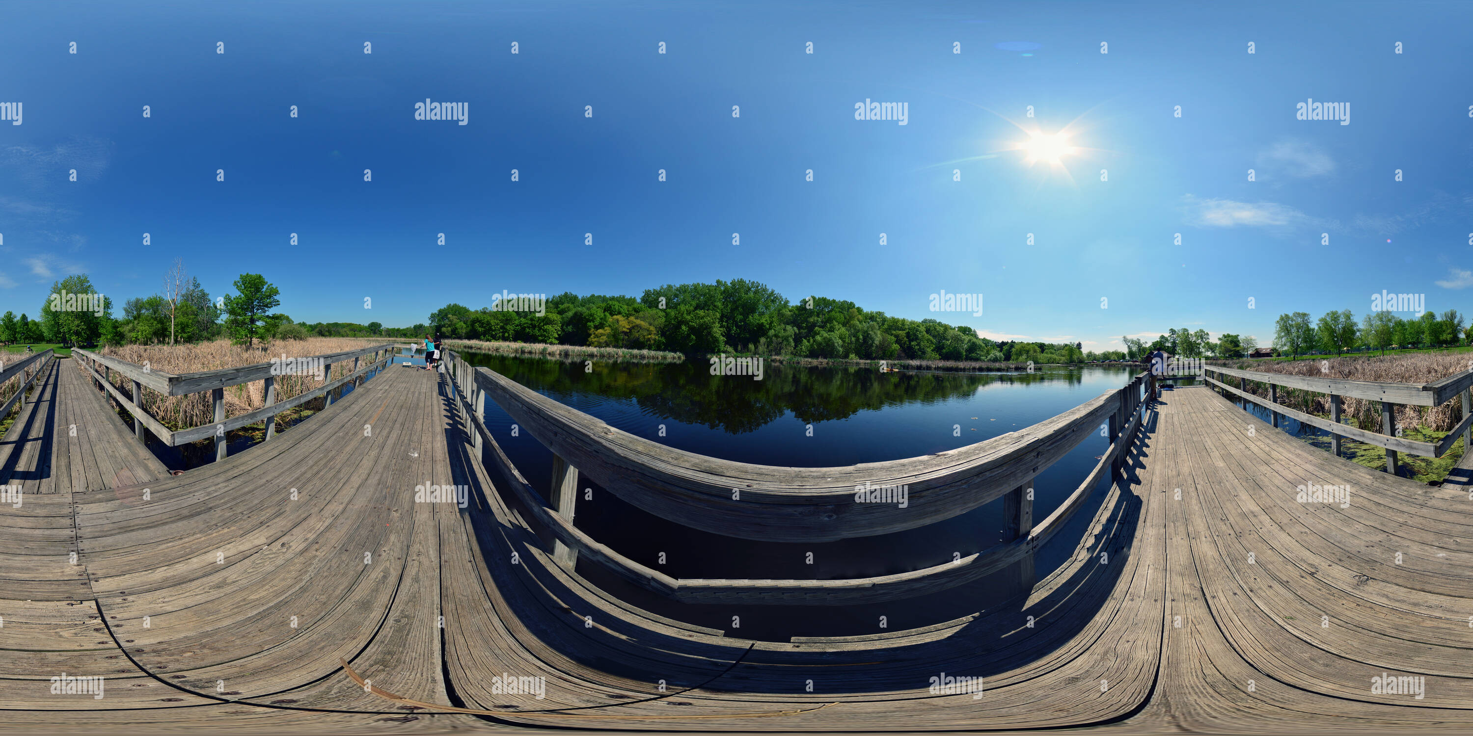 360° view of French Park Fishing Pier - Alamy