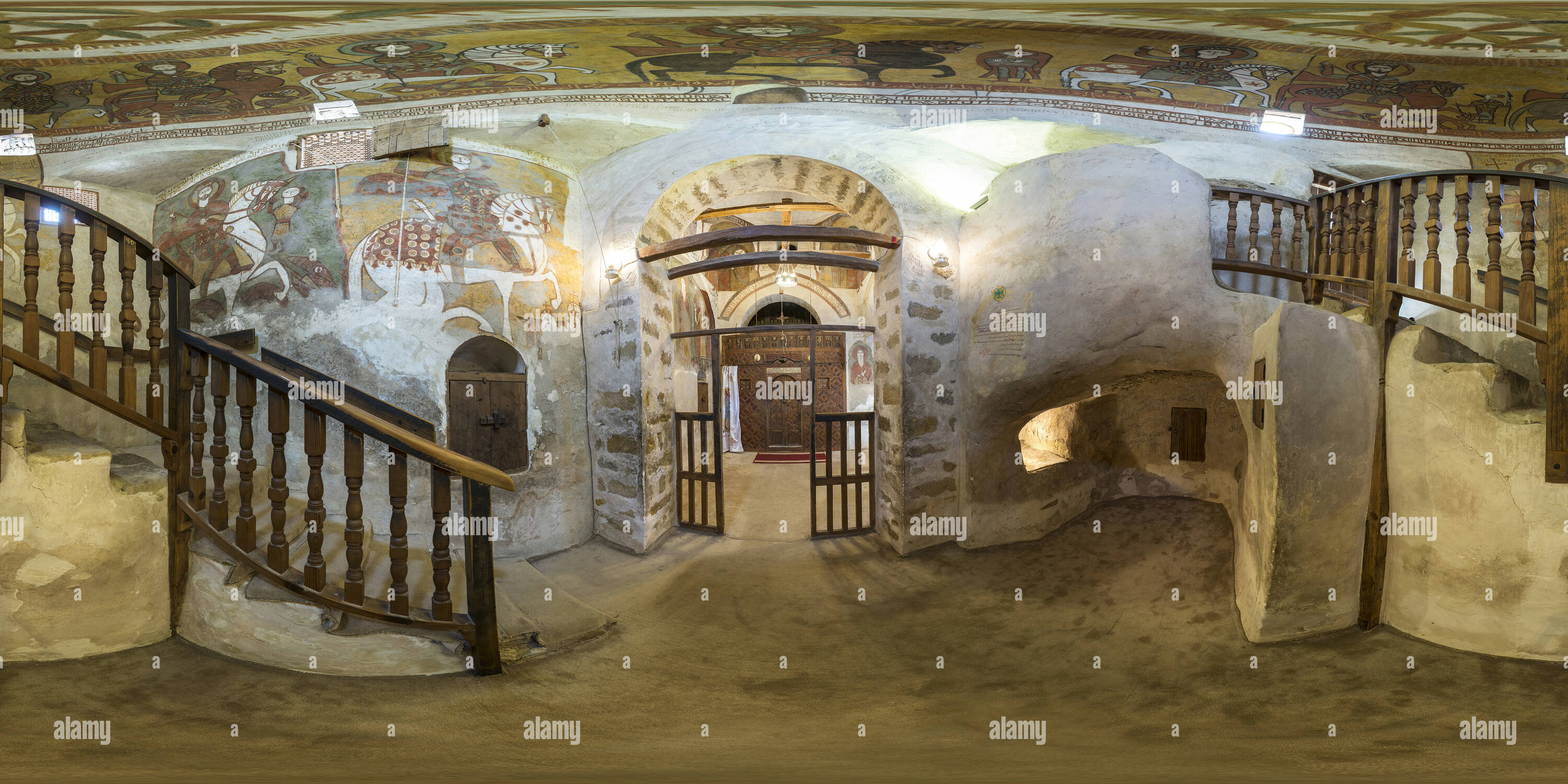 360° view of Saint Paul Monastery, Red Sea, Egypt - Alamy
