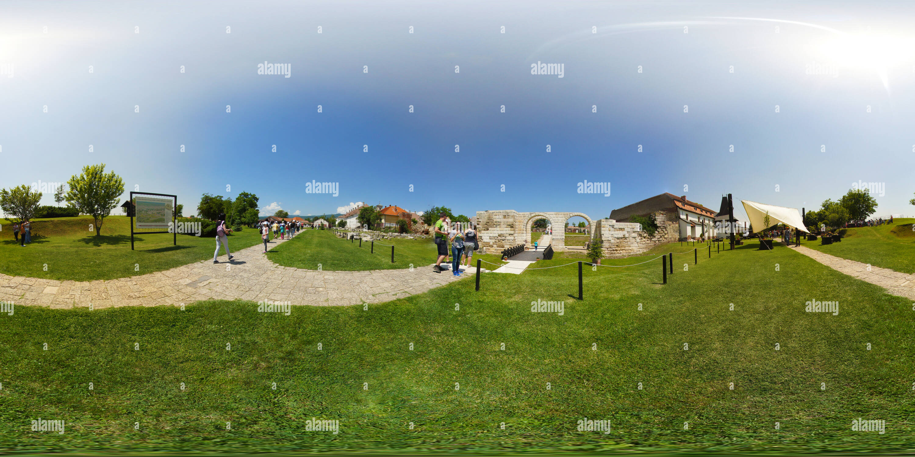 360° view of Alba Iulia - Fortress - Alamy