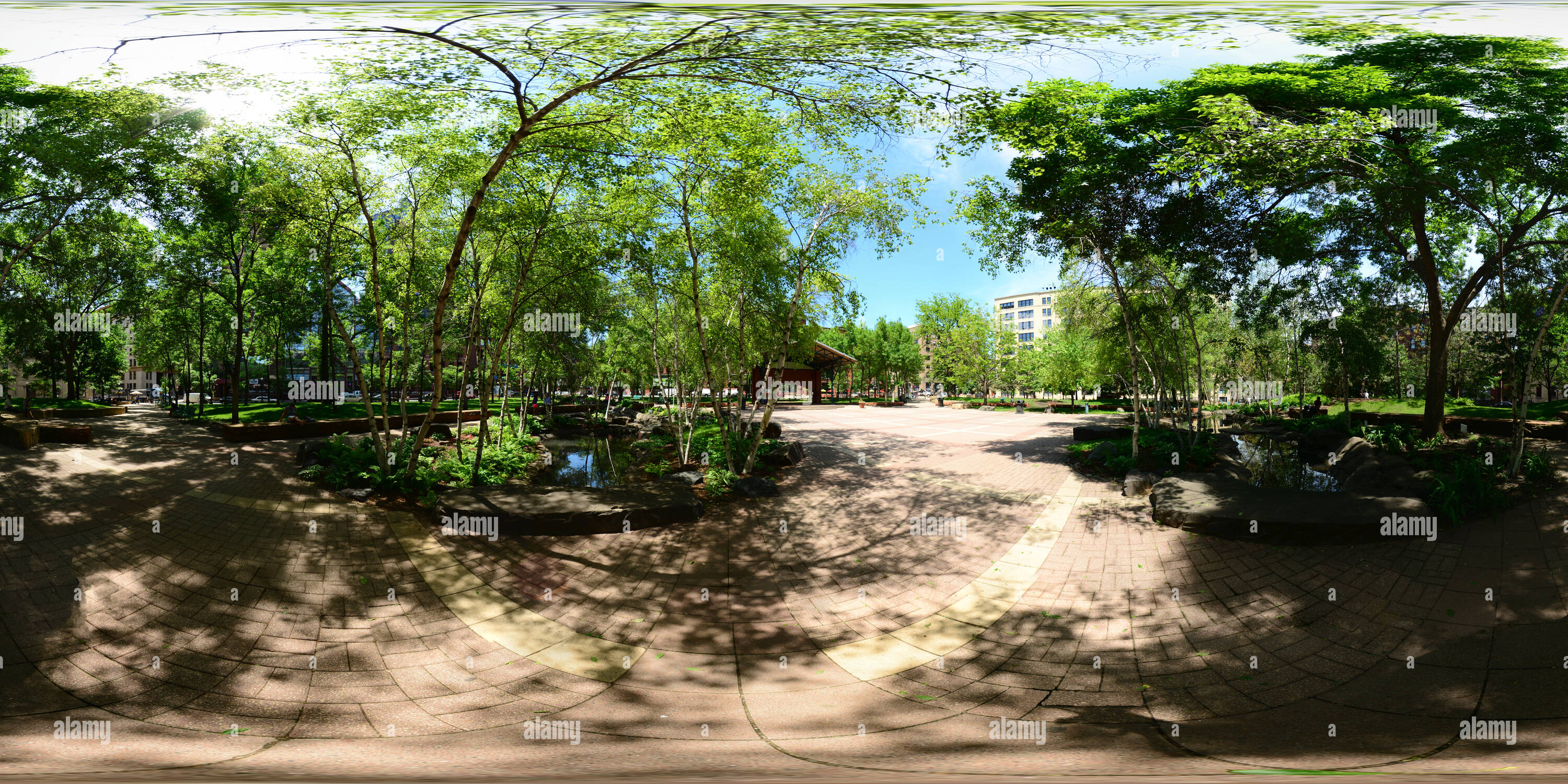 360° view of Mears Park St. Paul - Alamy