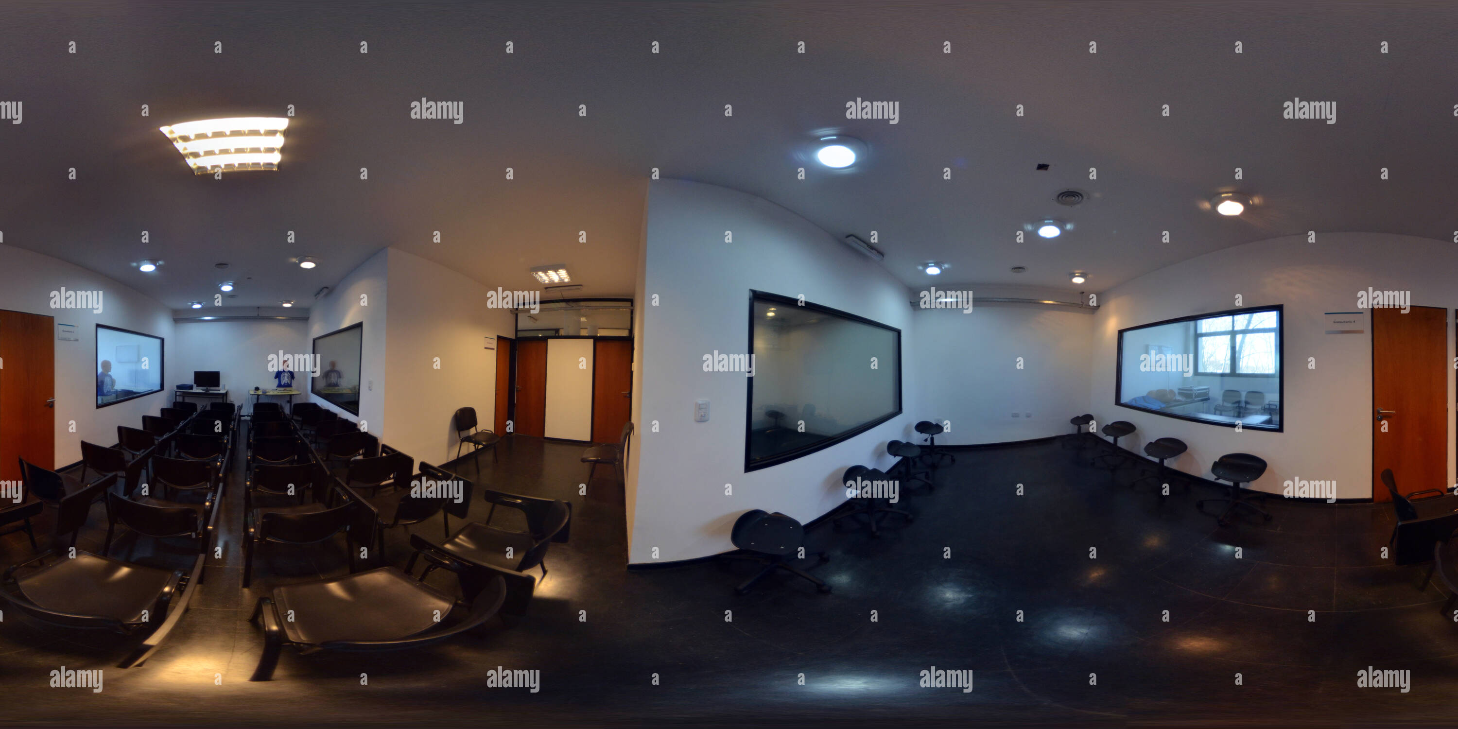 360° view of Medicine Simulation Hospital - Consulting Rooms - Alamy