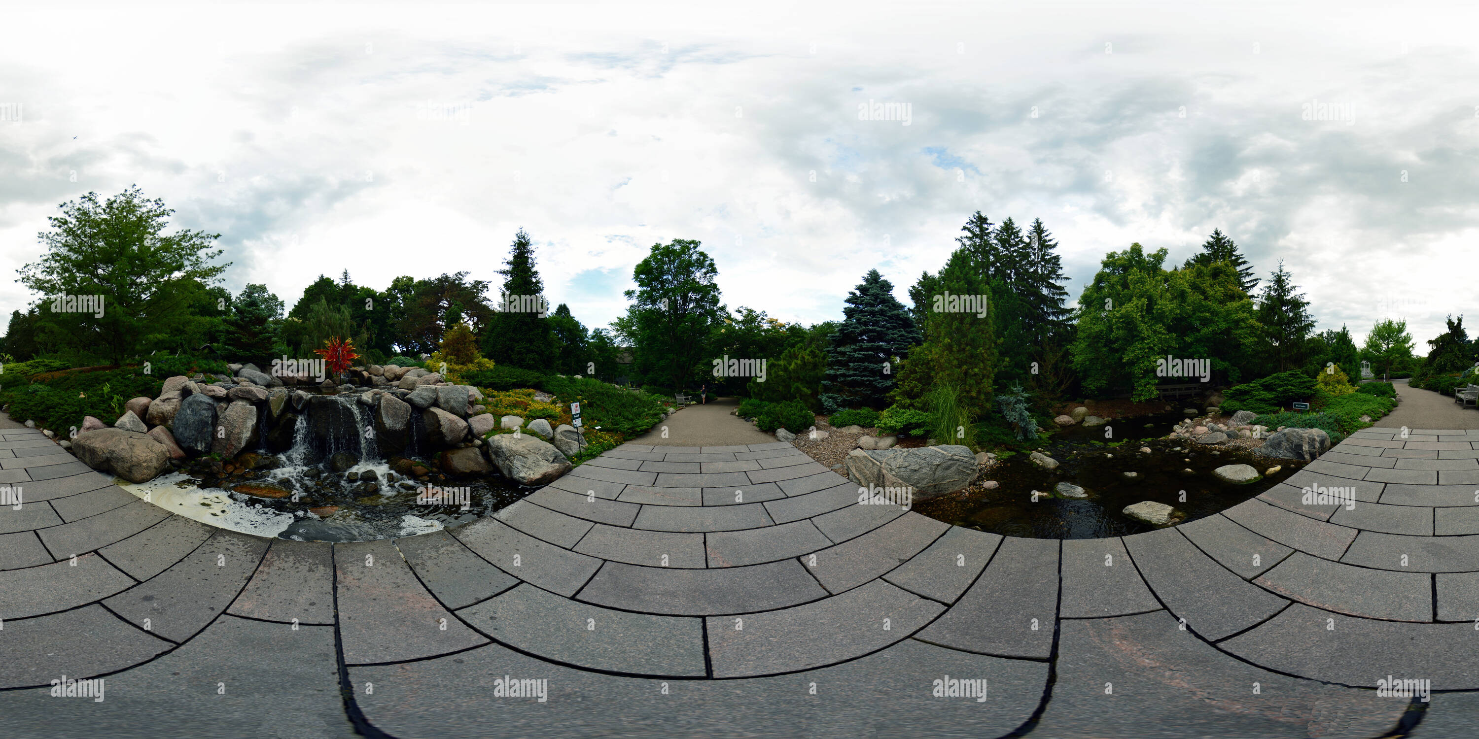 360° view of Arboretum Floating Bridge - Alamy