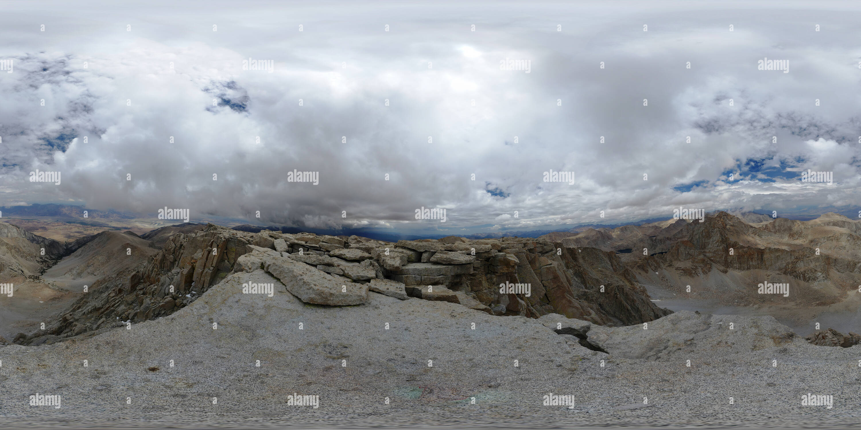 360° view of Mount Langley Summit - Alamy