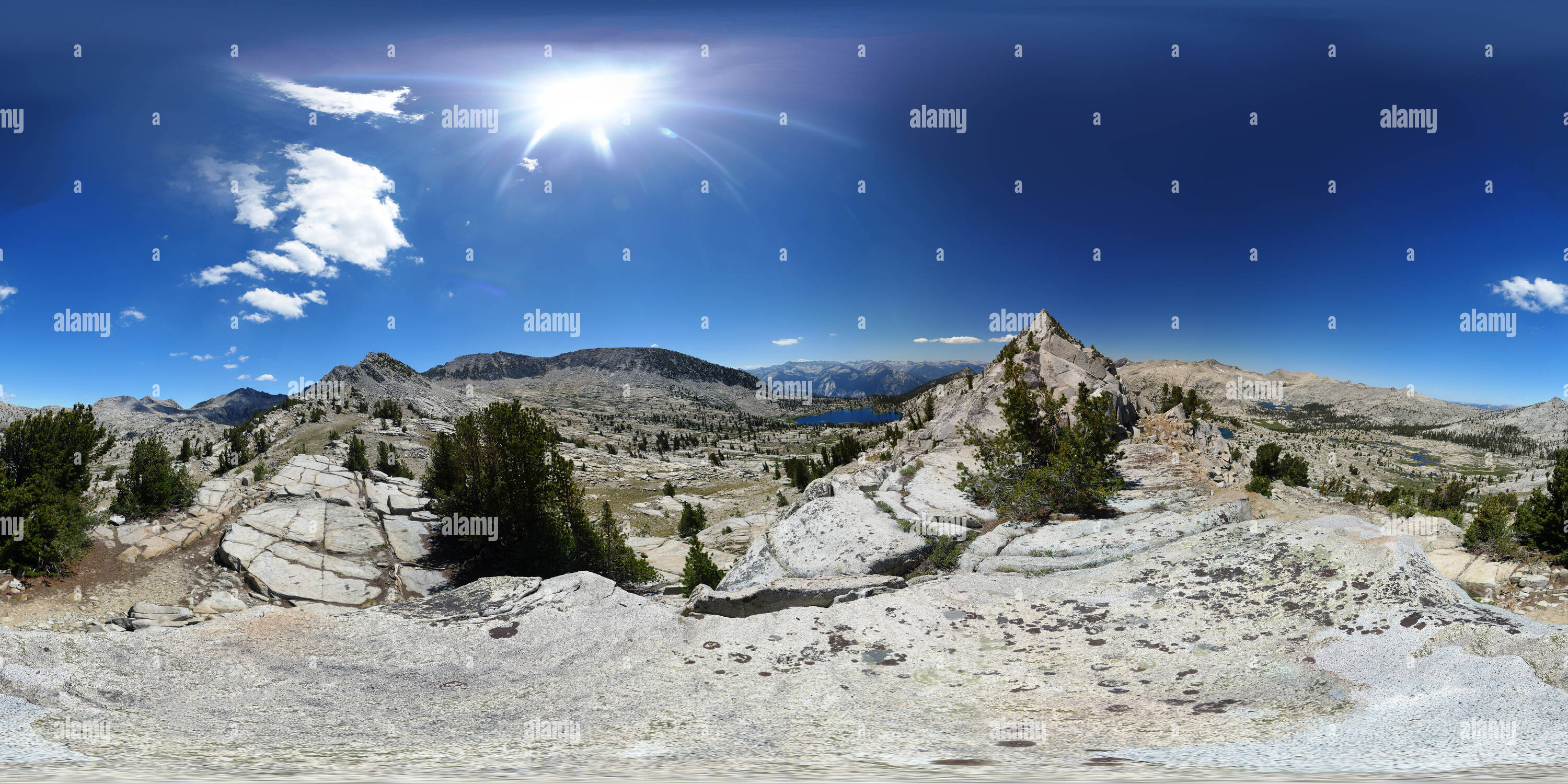 360° view of Grouse Lake Pass - Alamy