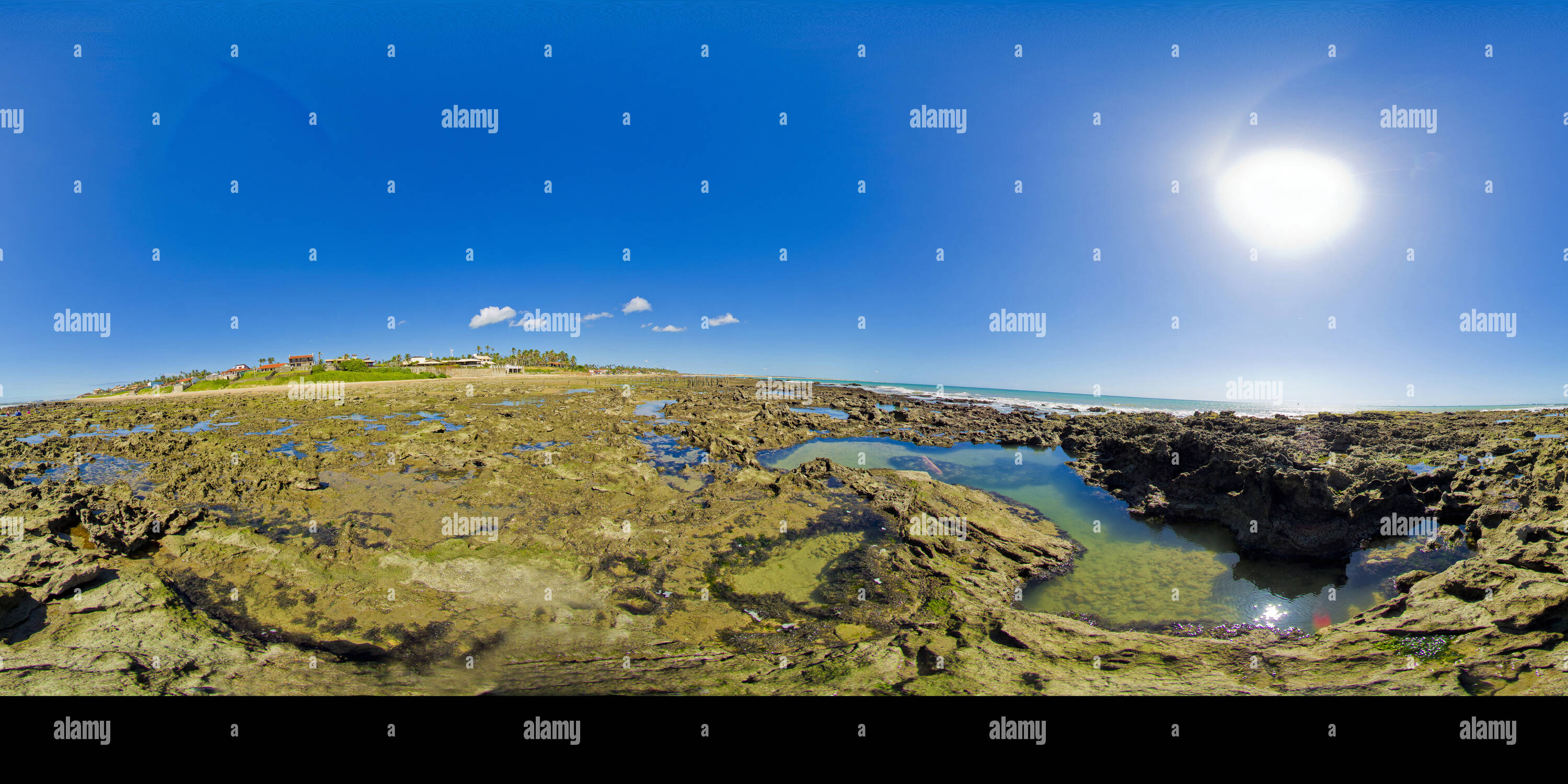 360° view of Taíba Beach in Brazil - Alamy