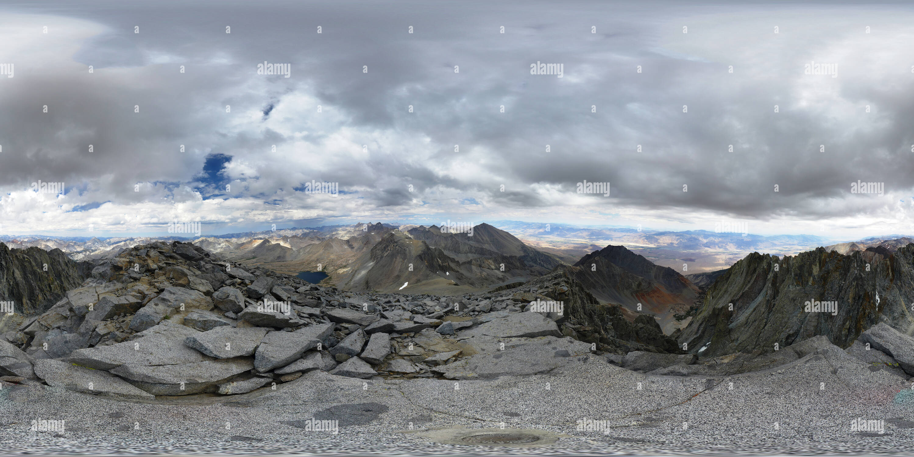 360° view of Split Mountain Summit - Alamy