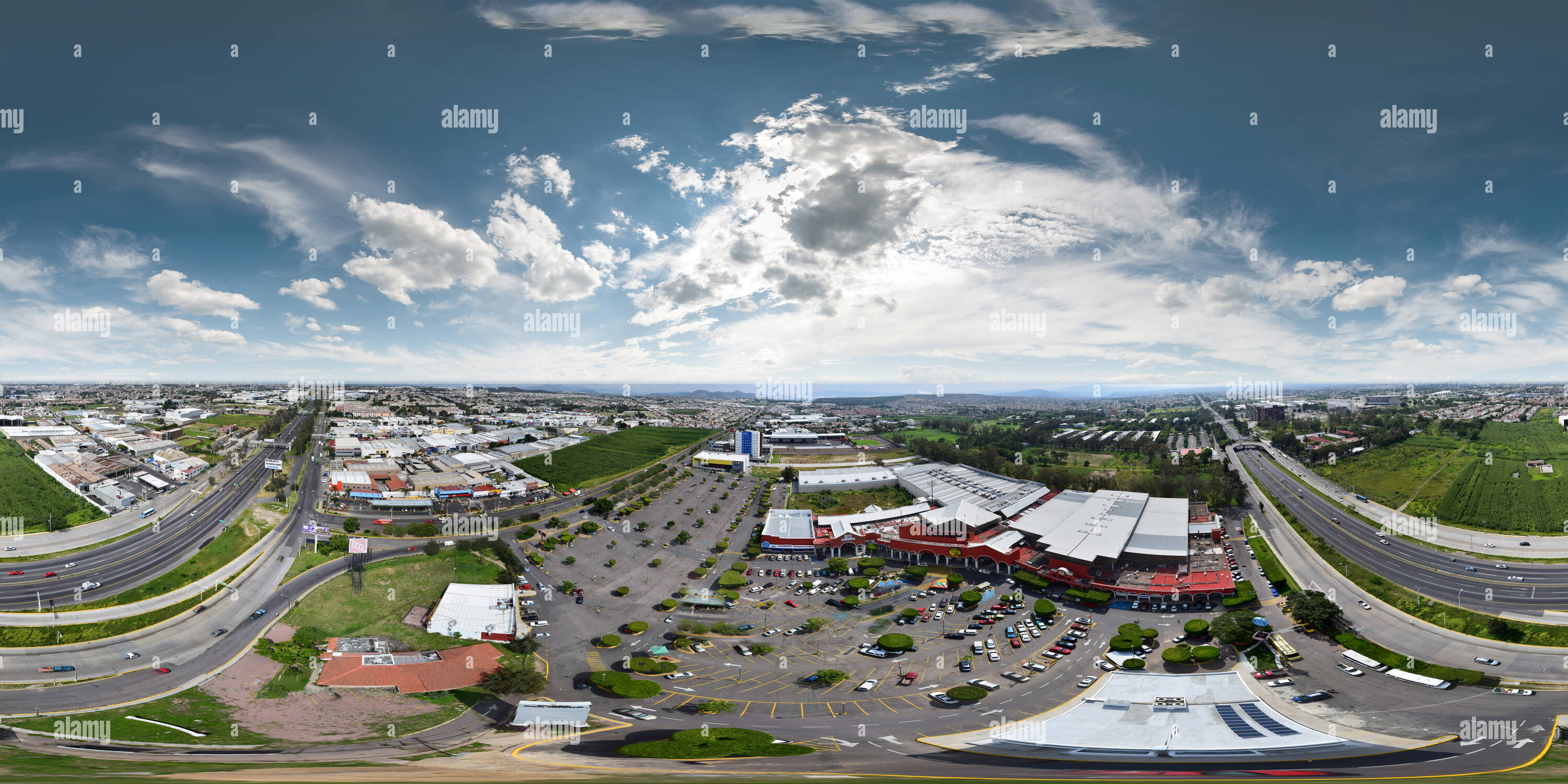 360° view of San Isidro Walmart - Alamy