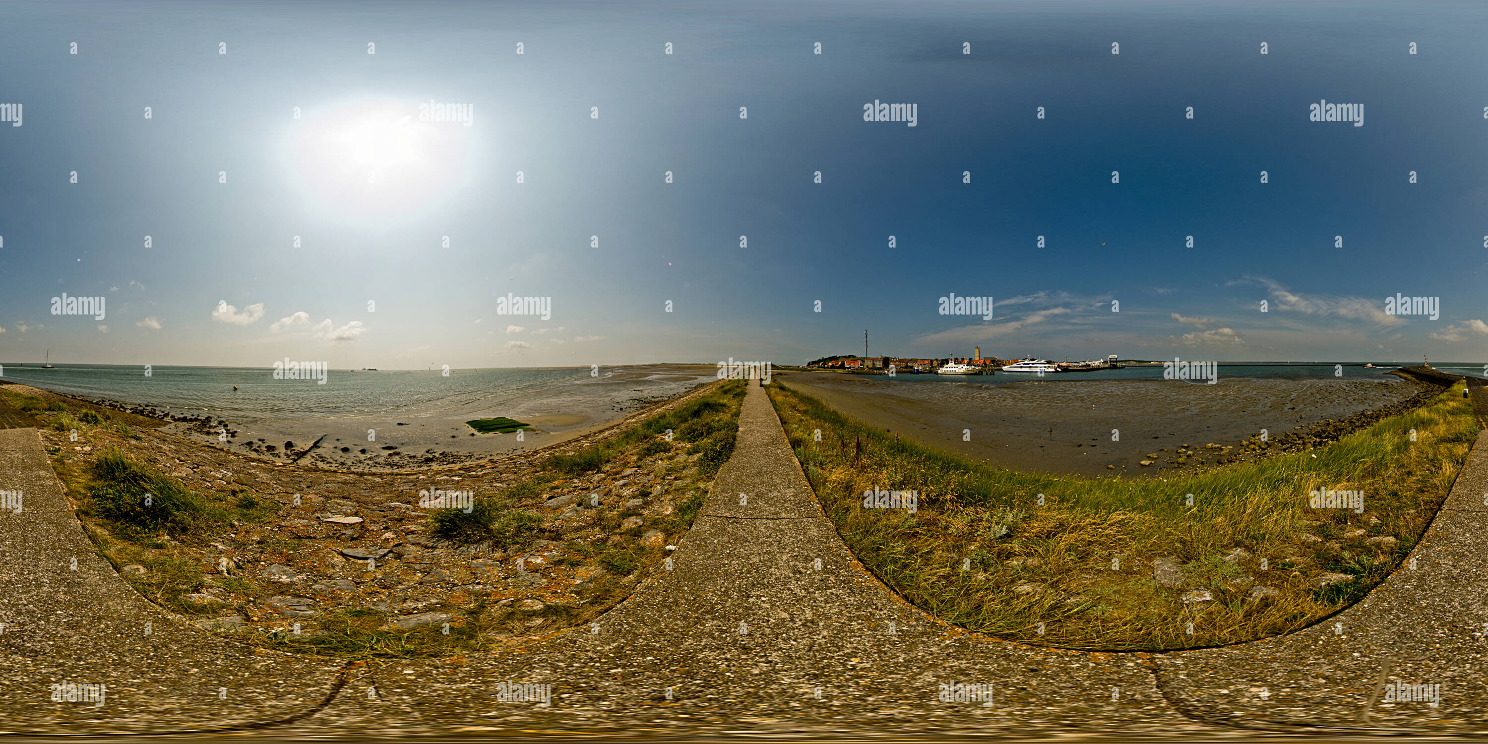 360° view of De Kom Terschelling - Alamy