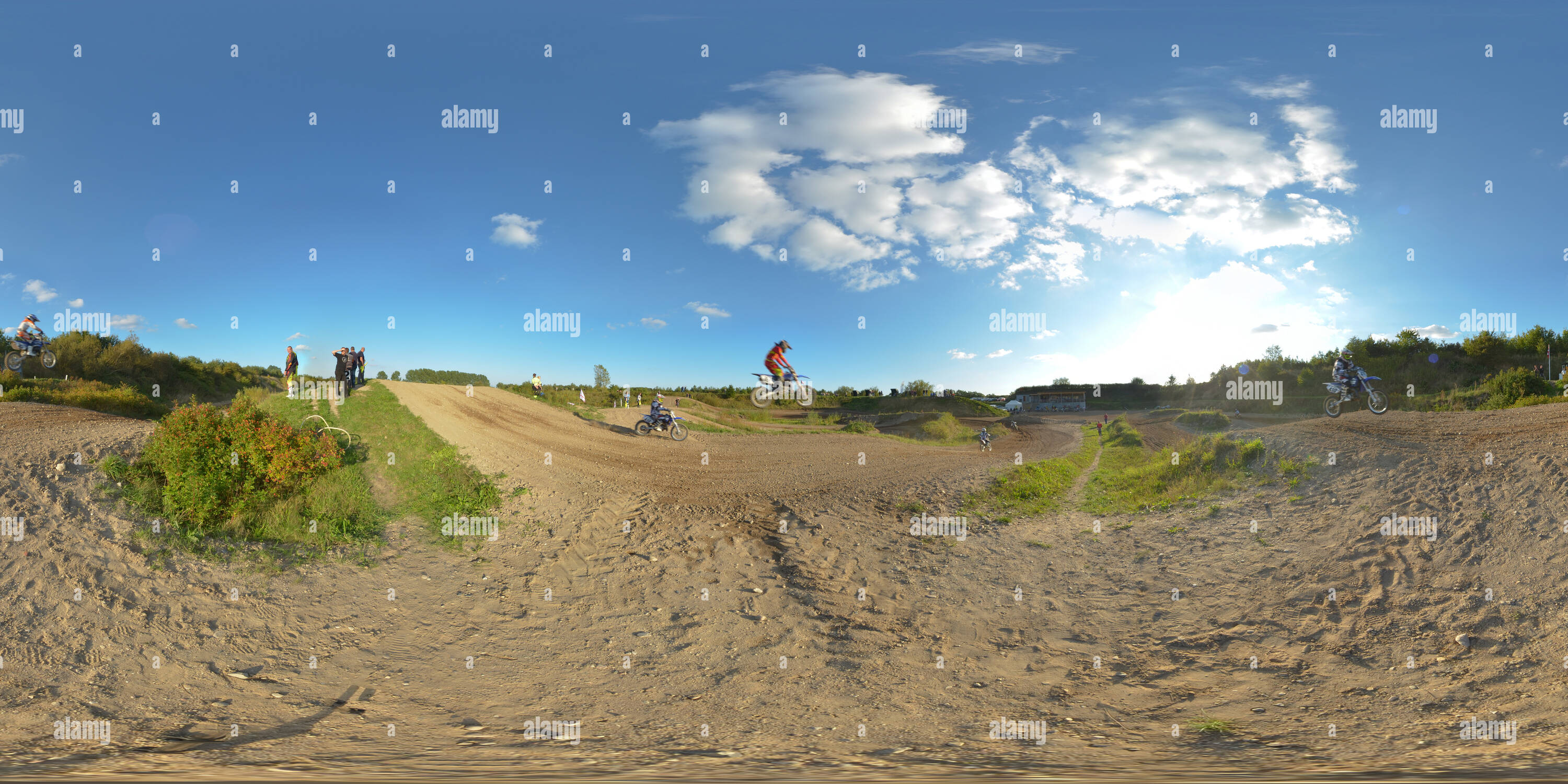360° view of Broby Motocross Club - Denmark - Alamy