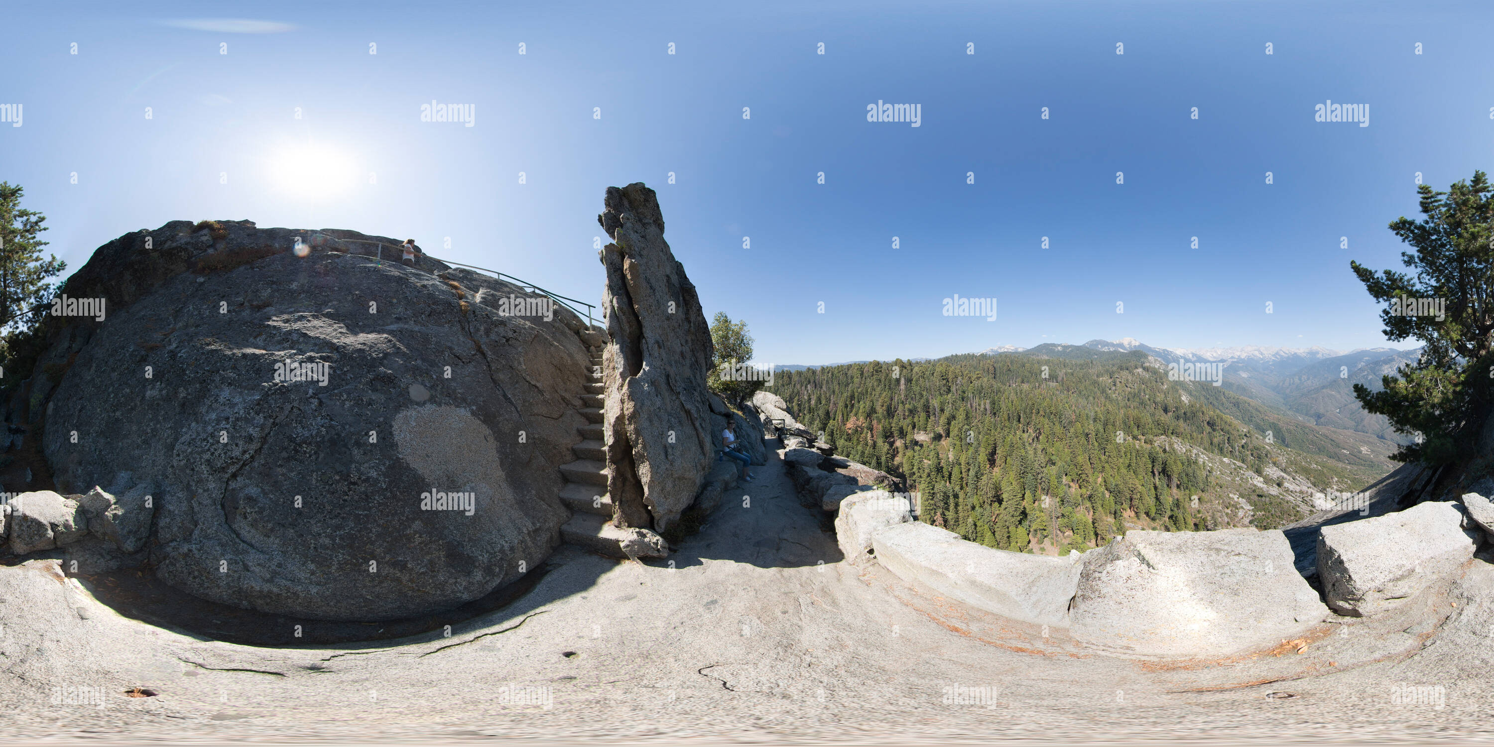 360° view of Sequoia National Park - Alamy