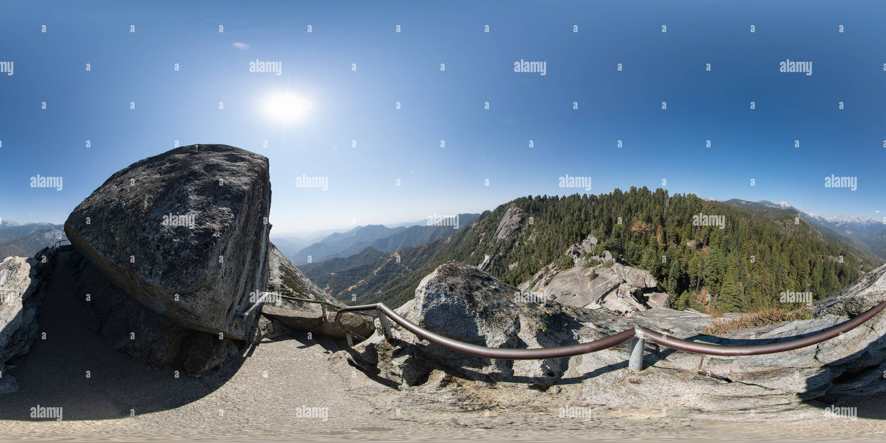 360° view of Sequoia National Park - Alamy