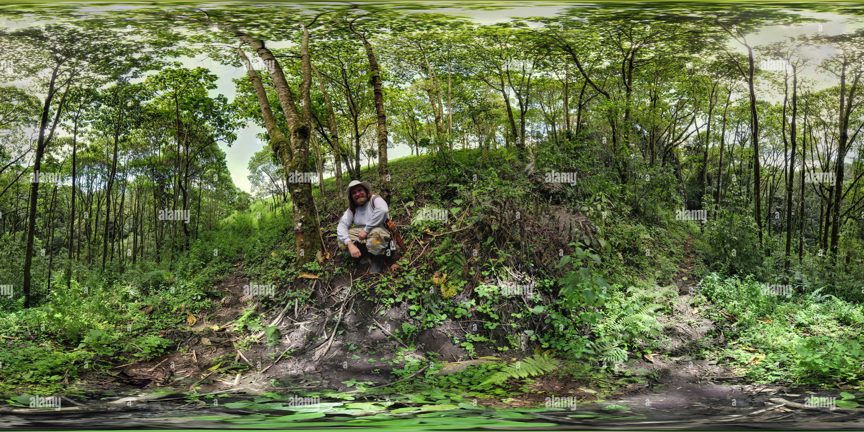 360° view of Pie de Monte Sendero 1 - Alamy