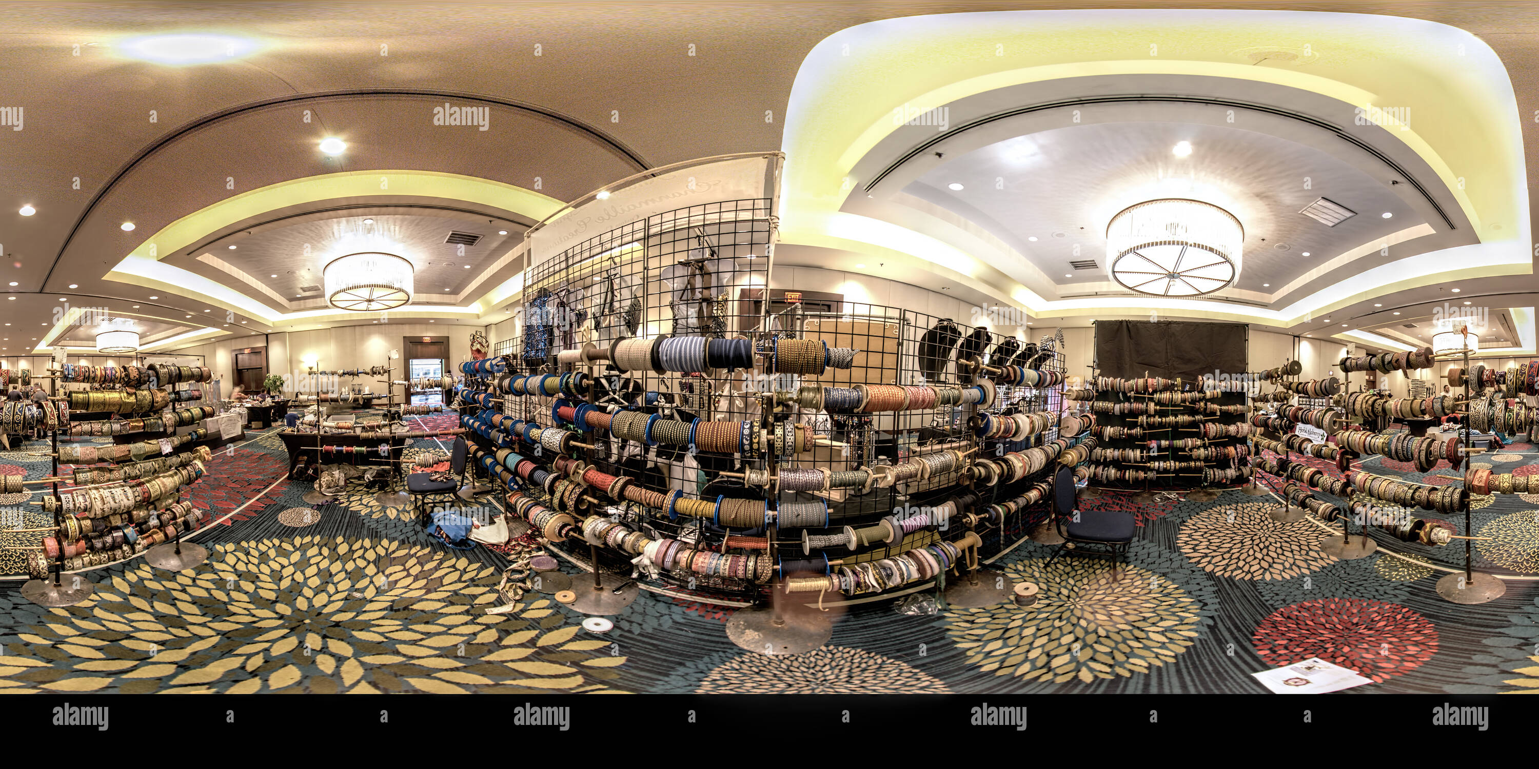 360° view of The Calontir Trim booth at Figments and Filaments 2015 - Alamy