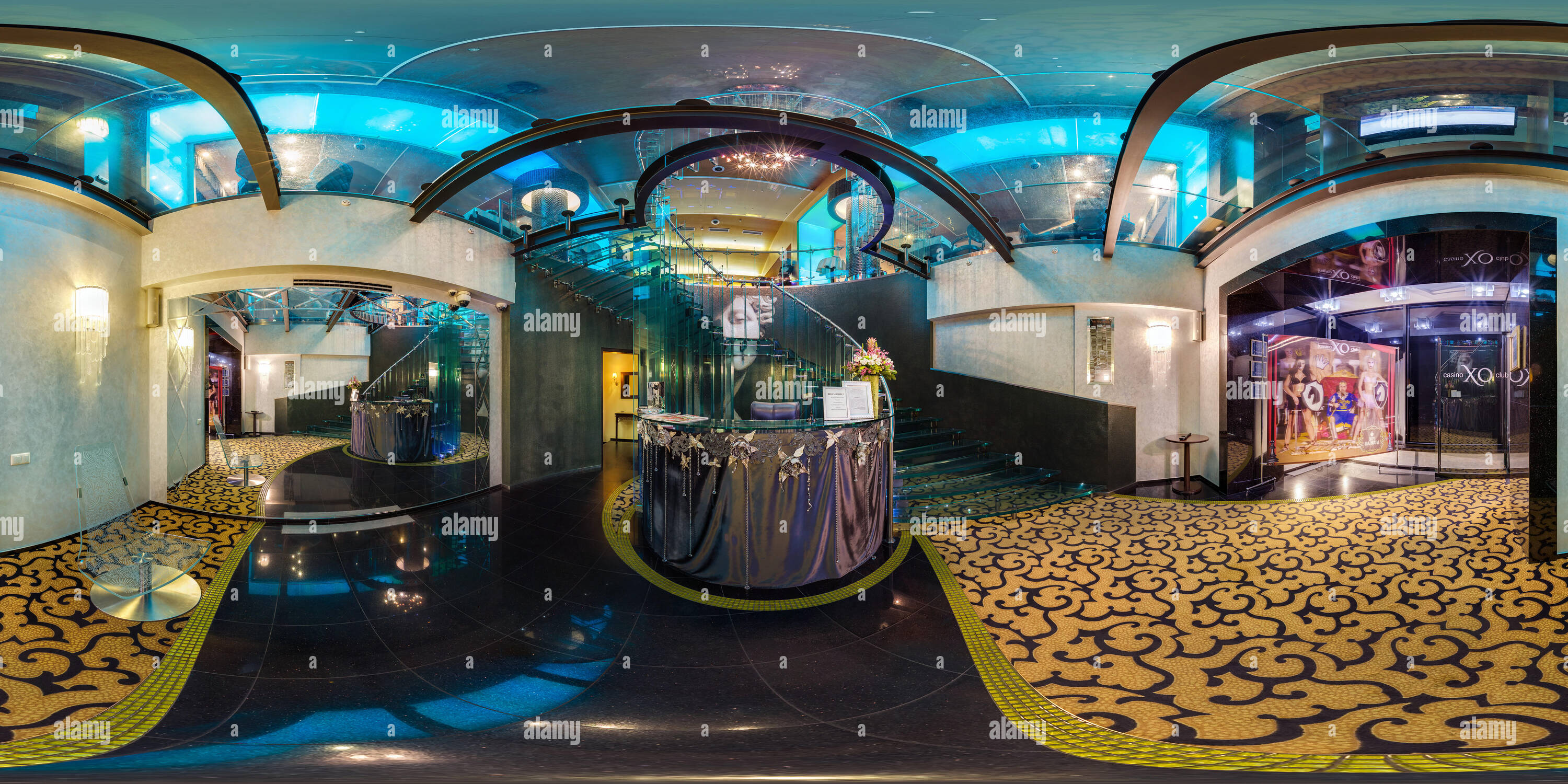 360 degree panorama reception hi-res stock photography and images - Alamy