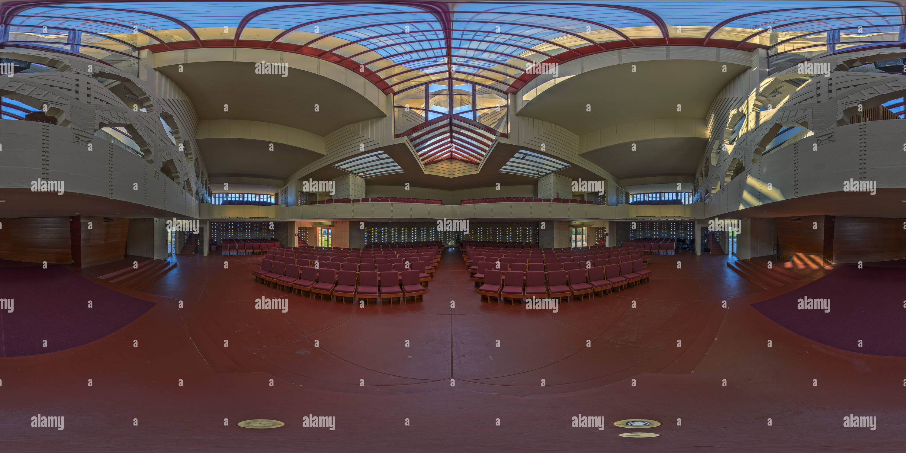 360° view of Frank Lloyd Wright's Annie Pfeiffer Chapel at Florida ...