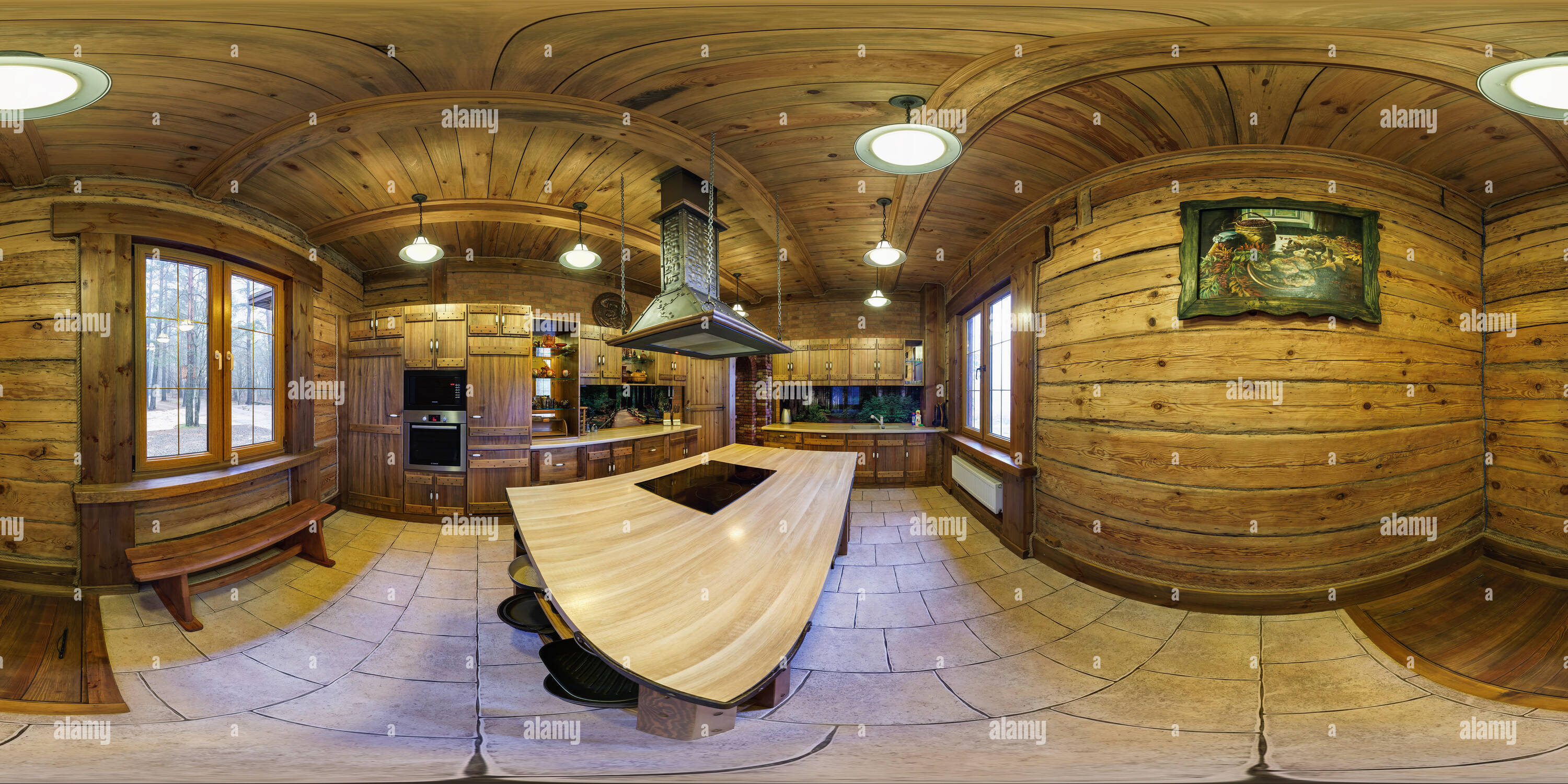 360 180 degree panorama house hi-res stock photography and images - Alamy