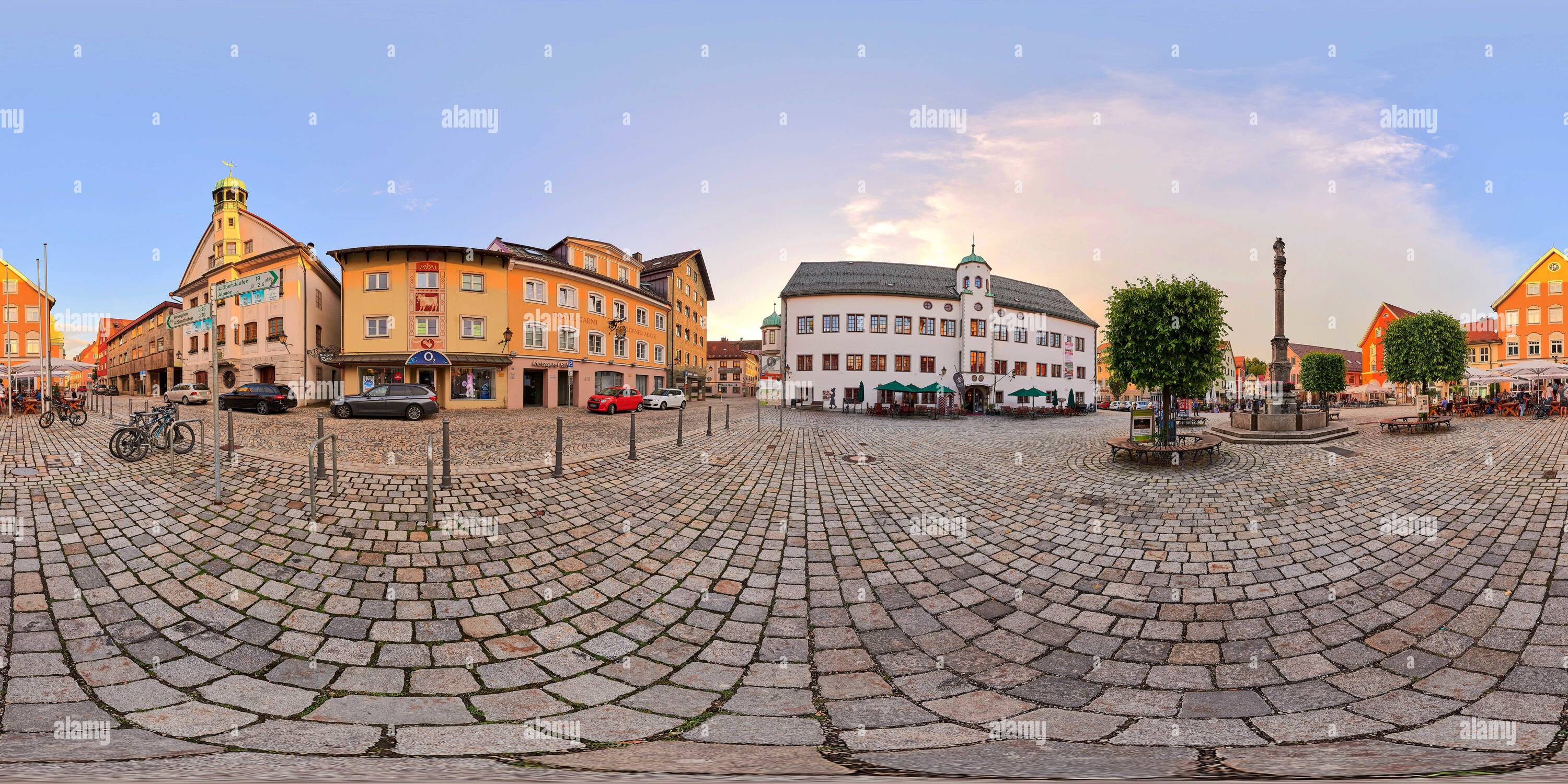 360° view of Immenstadt Town Centre - Bavaria, Germany - Alamy