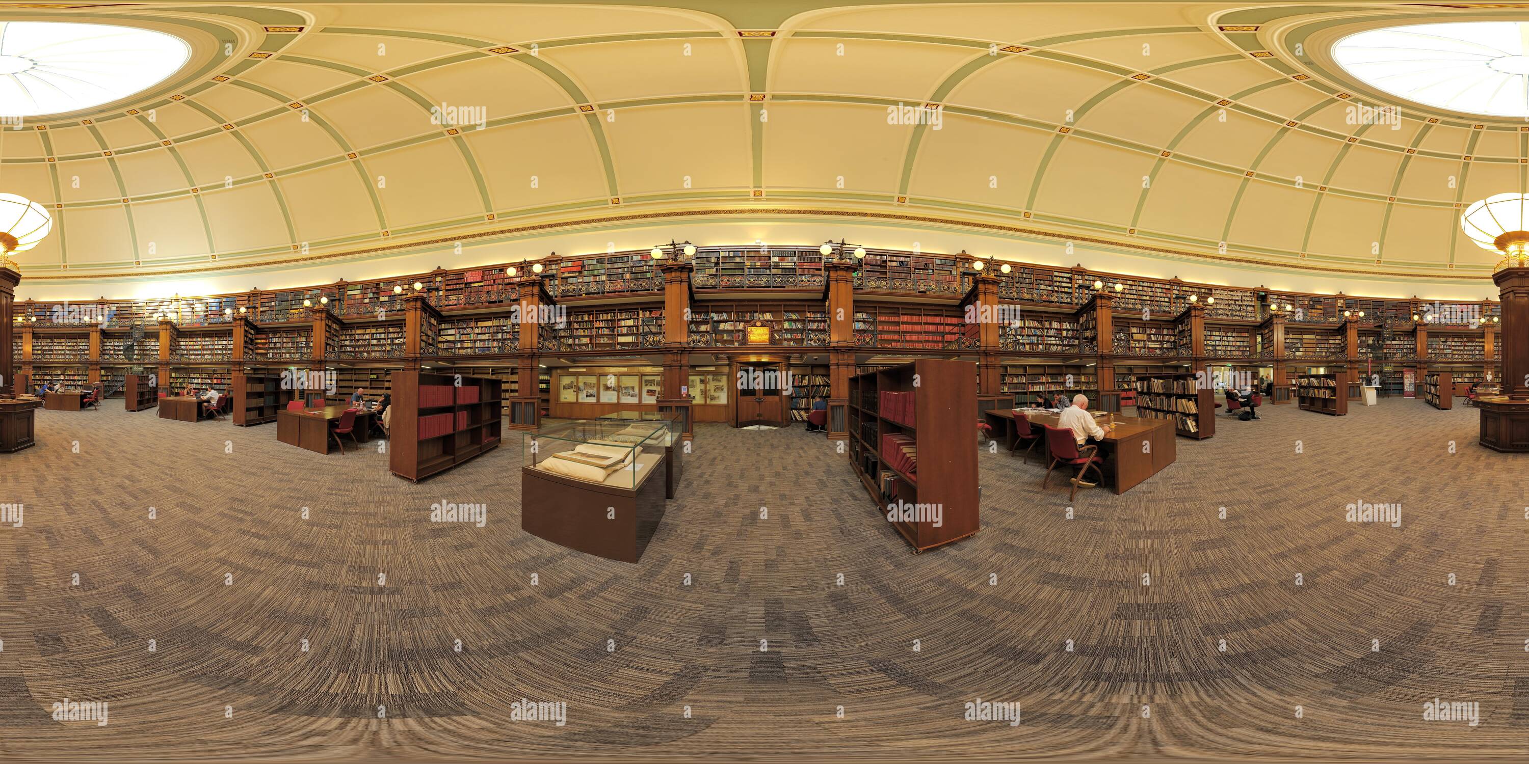 360° view of The Picton Reading Room at Liverpool Central Library - Alamy