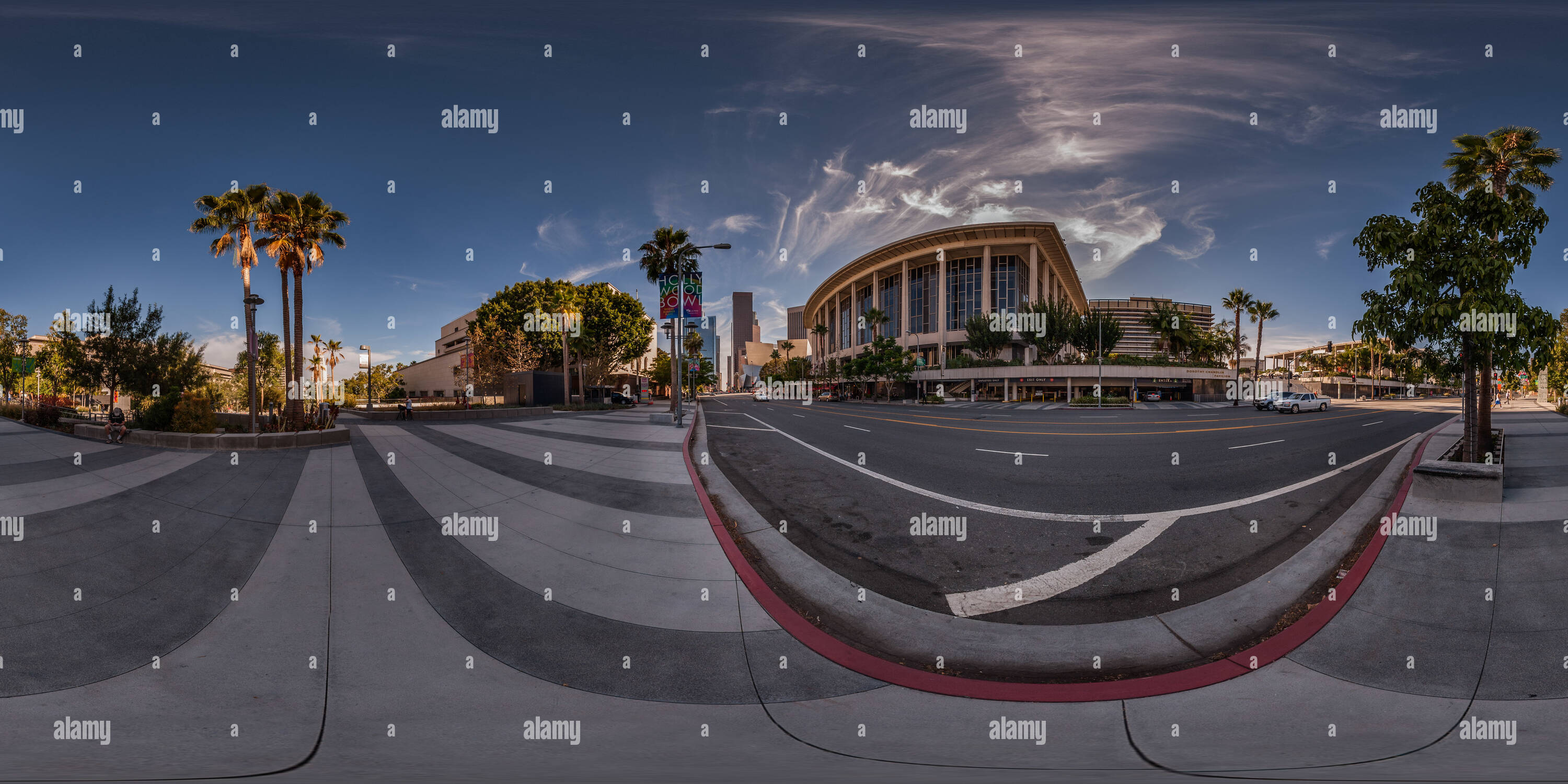 360° view of Los Angeles City Center - Alamy