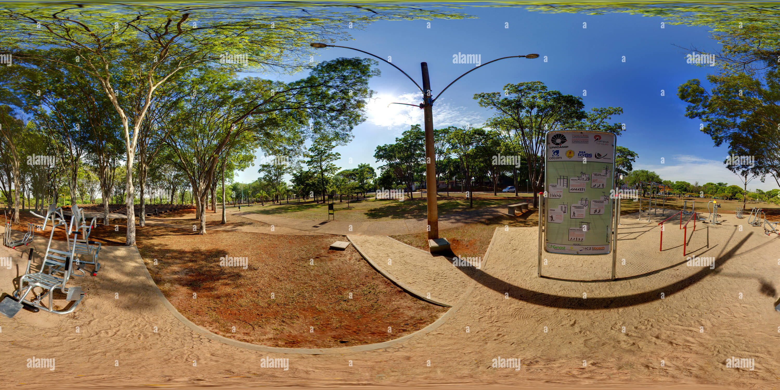 360° view of Praça da Paz 4, Unicamp, Campinas, Brasil - Alamy