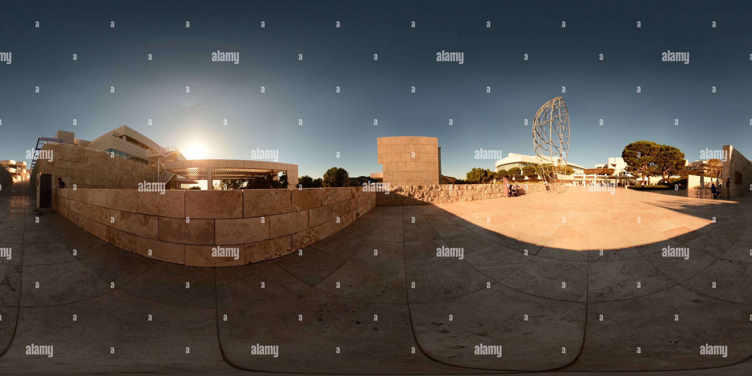 360° view of Getty Center Foyer - Alamy