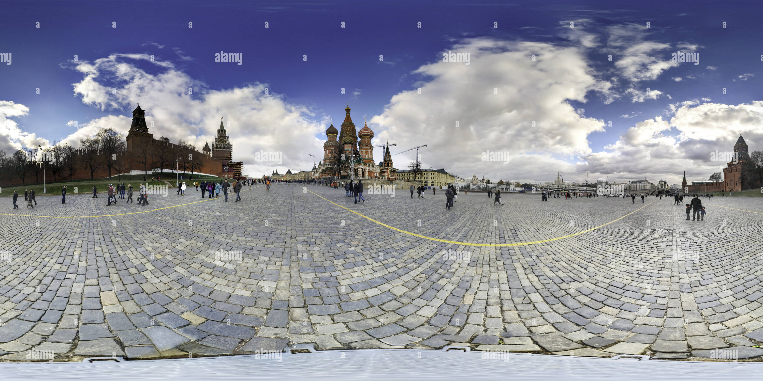 360° view of moscow red square - Alamy