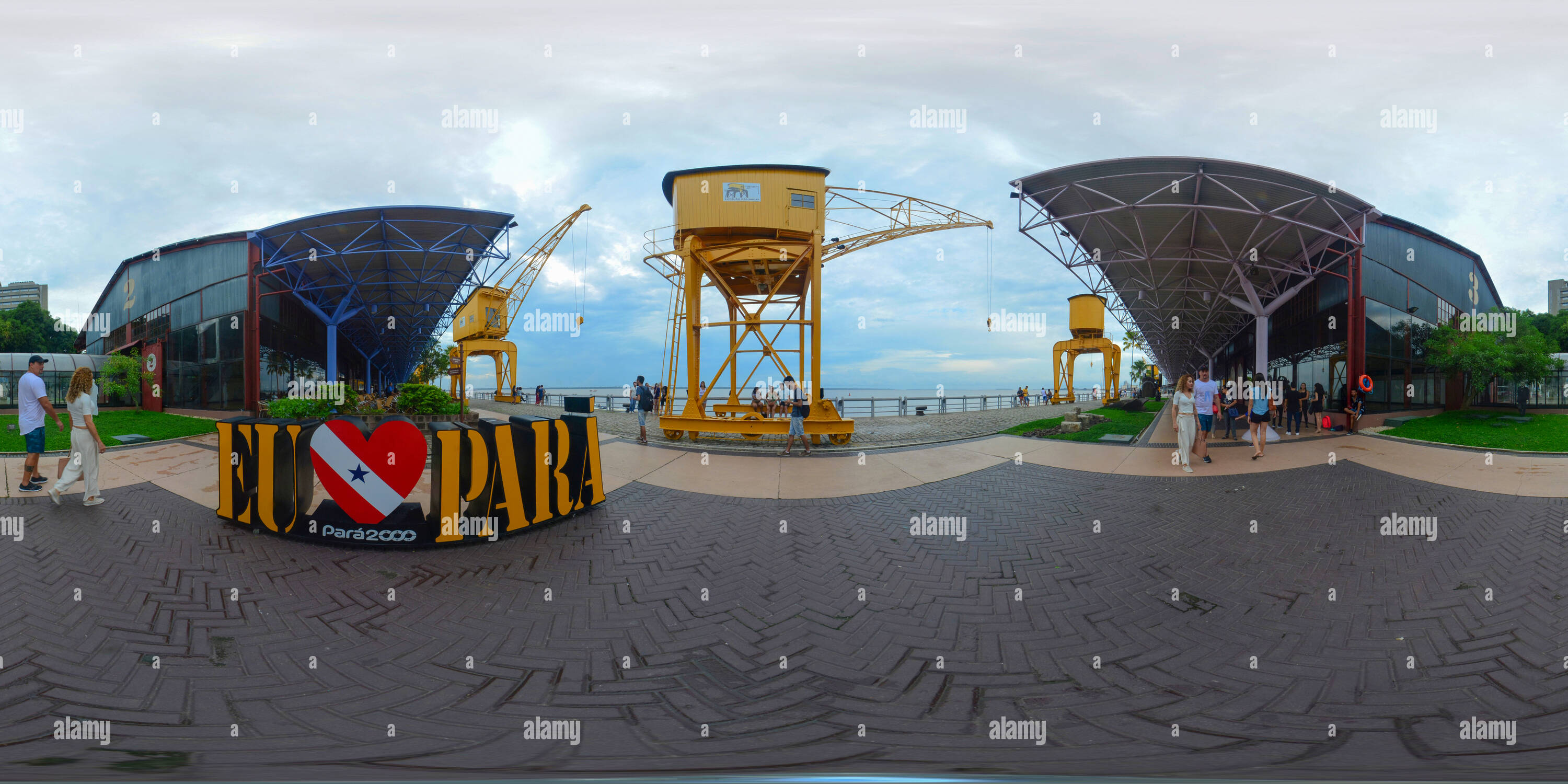 360° view of Estacion Docas Belem Brasil - Alamy