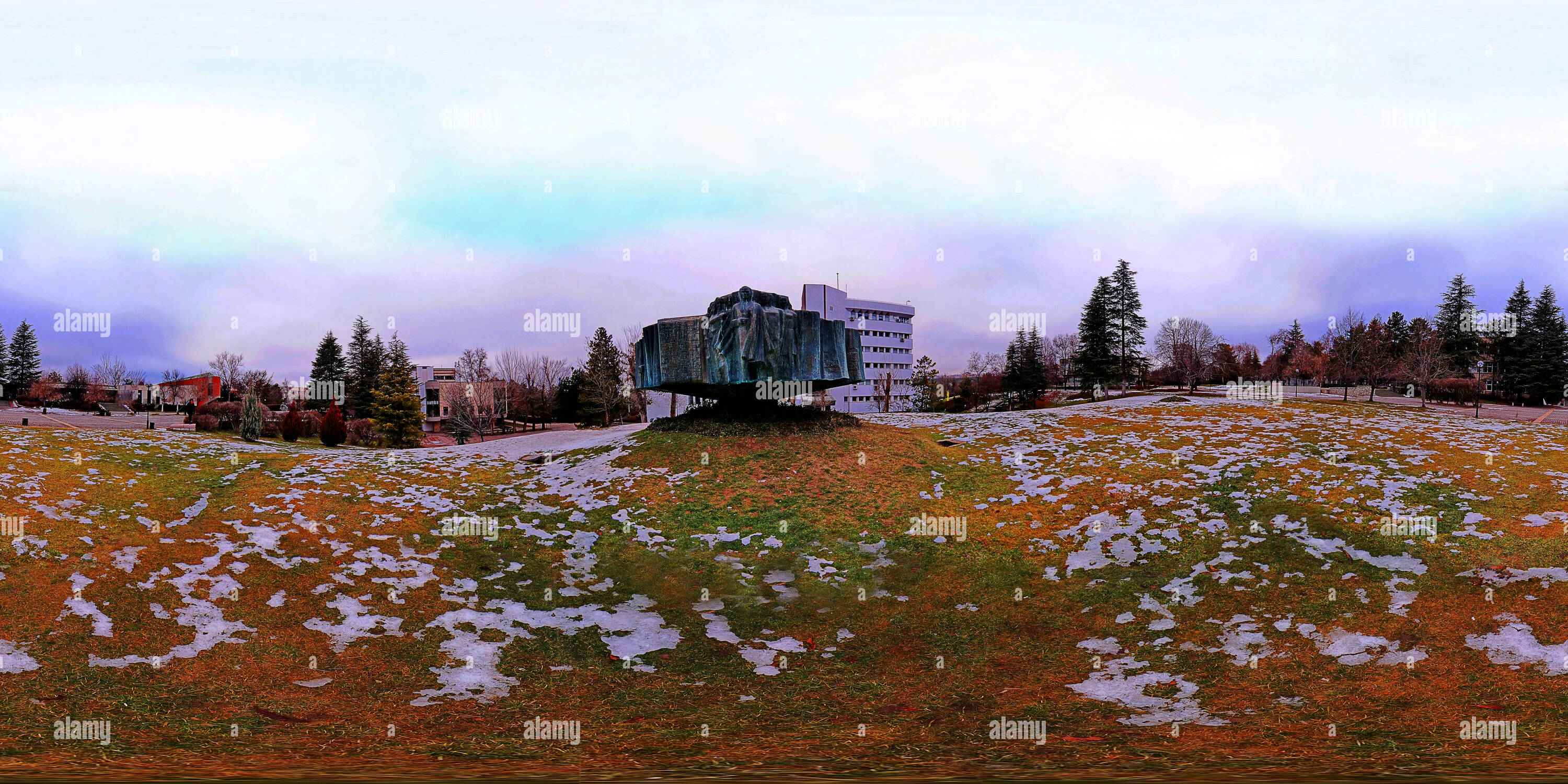 360° view of METU - Campus - Ataturk monument - Alamy