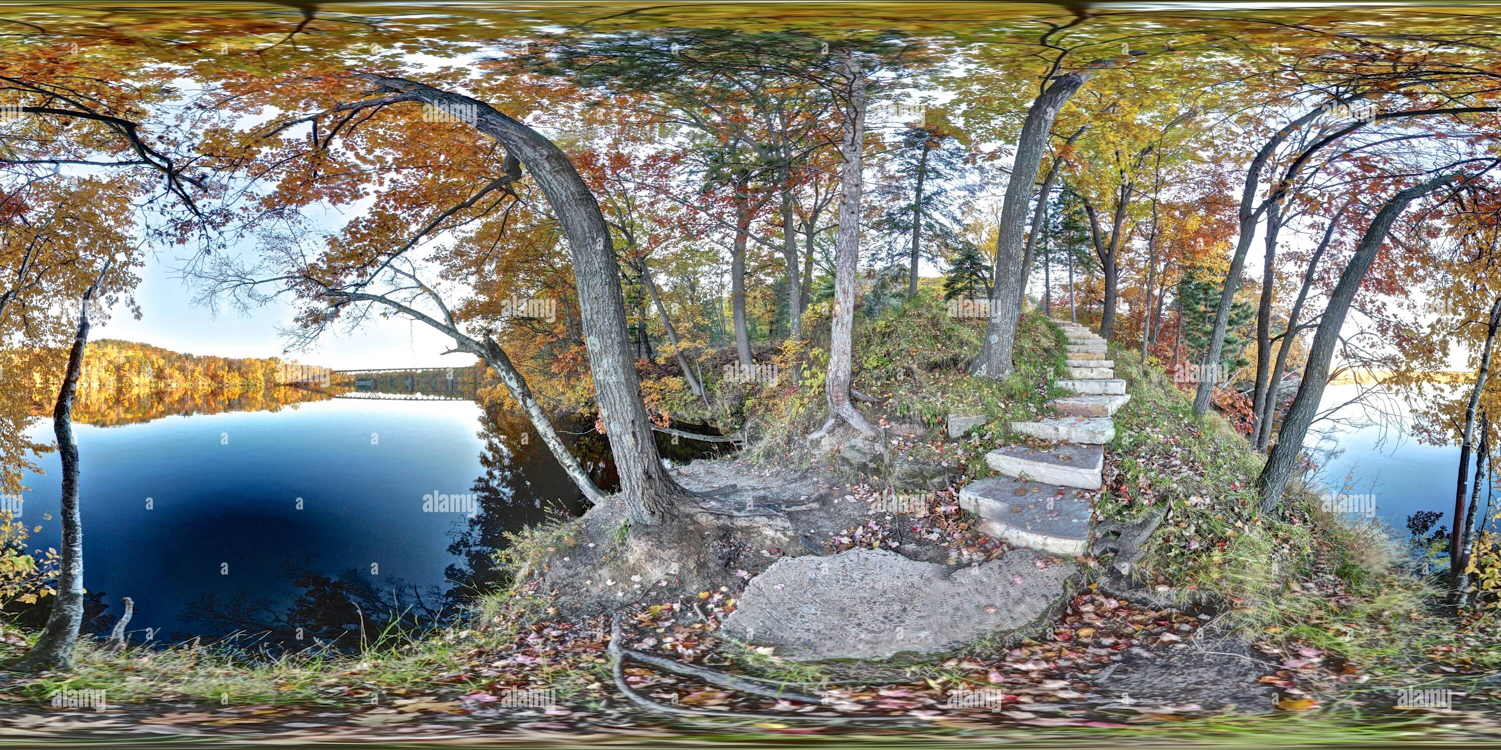 360° view of Dells Pond, Westside 3rd Street Park, A Tour of Eau Claire ...