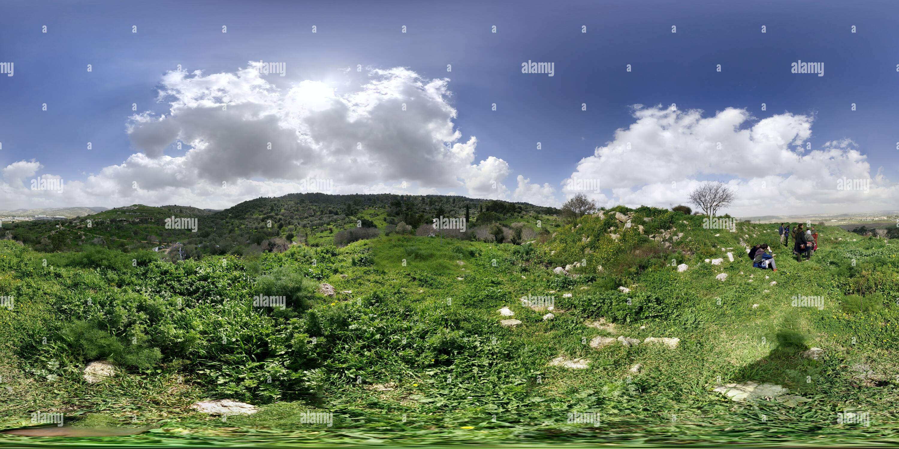 360° view of Park Ayalon. Israel - Alamy