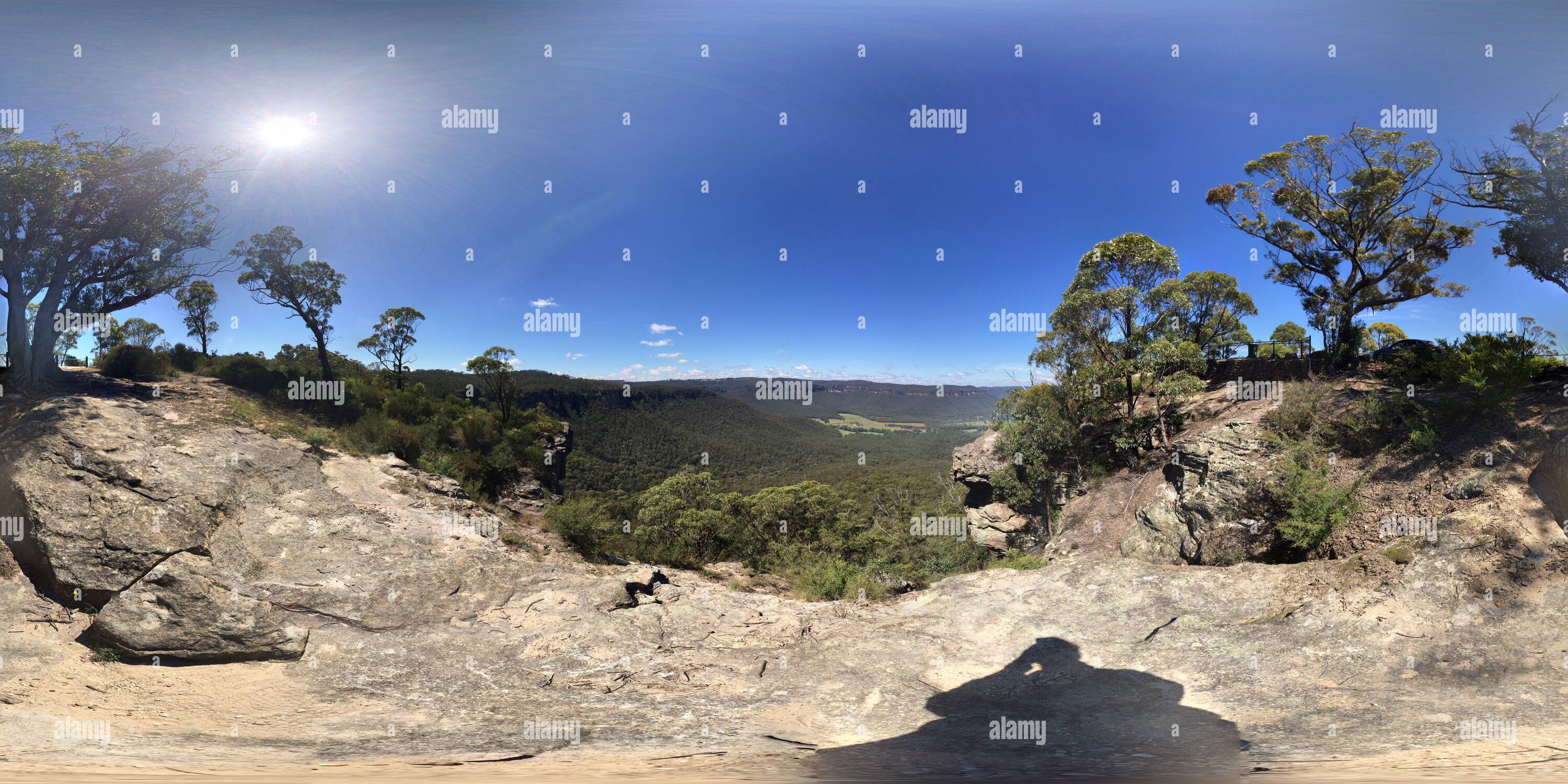 360° view of Hargraves Lookout Cliffs - Alamy