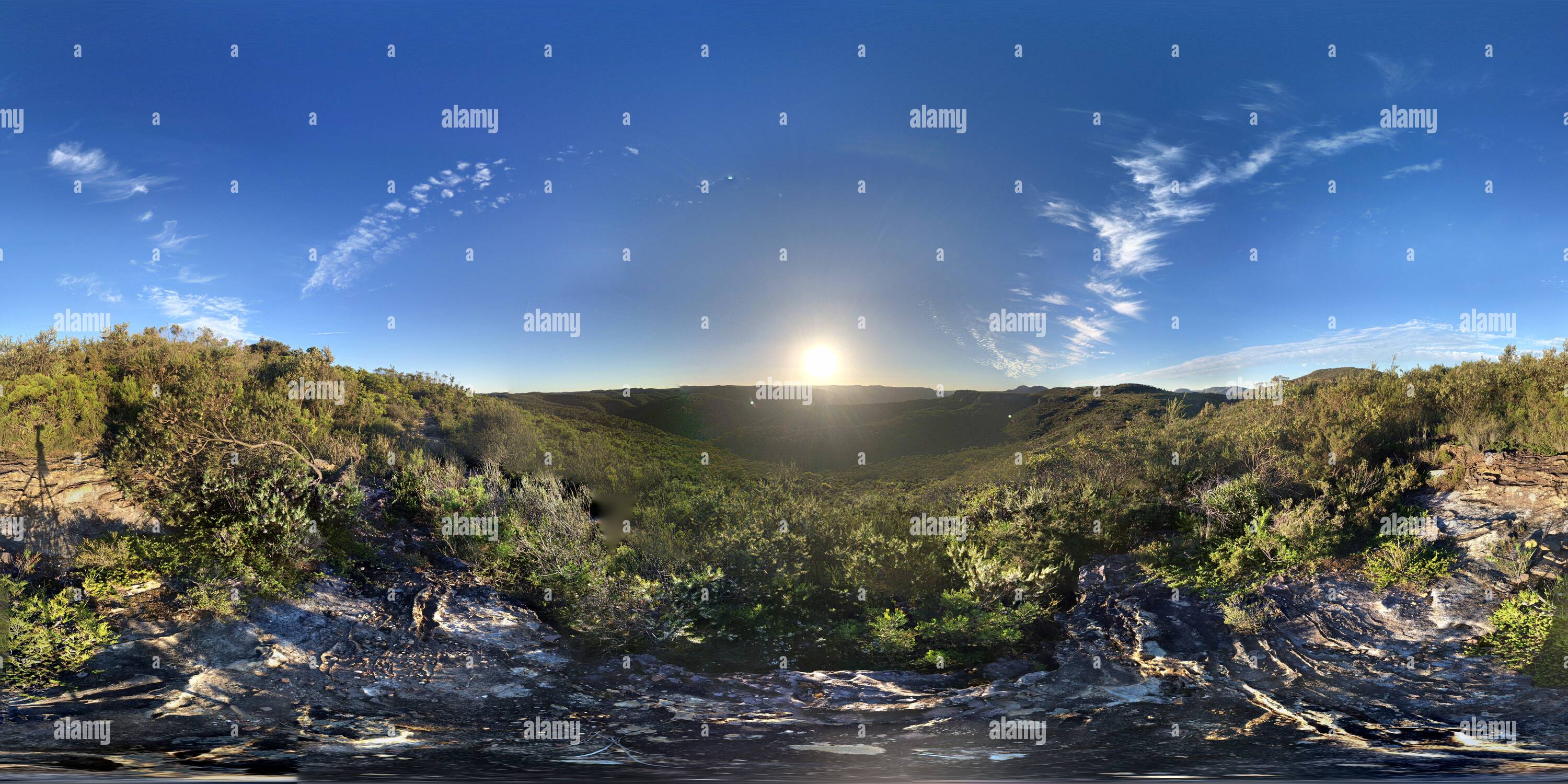 360° view of Mt Hay 3 - Alamy