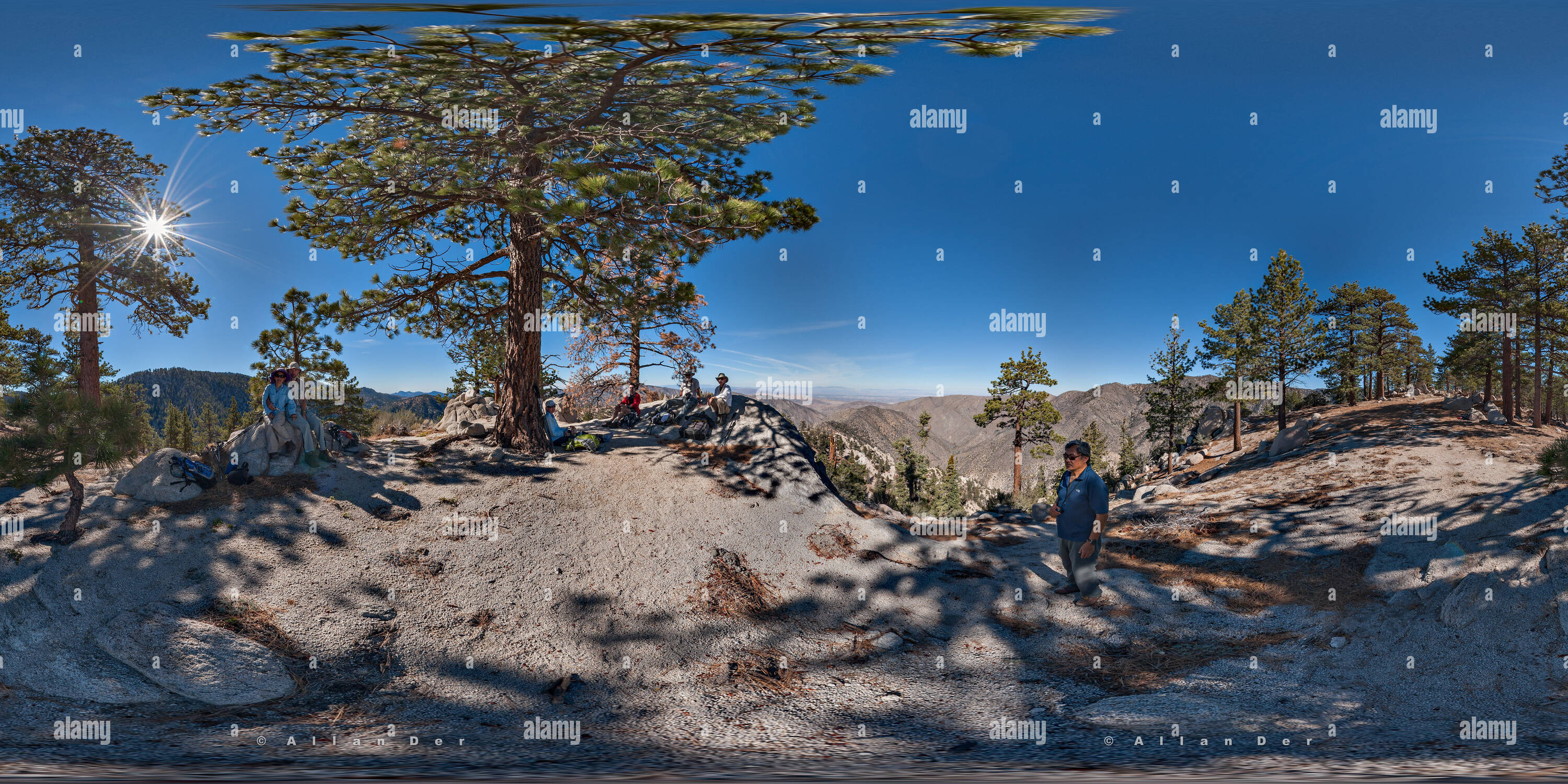 360° view of Winston Ridge, San Gabriel Mountains National Monument - Alamy