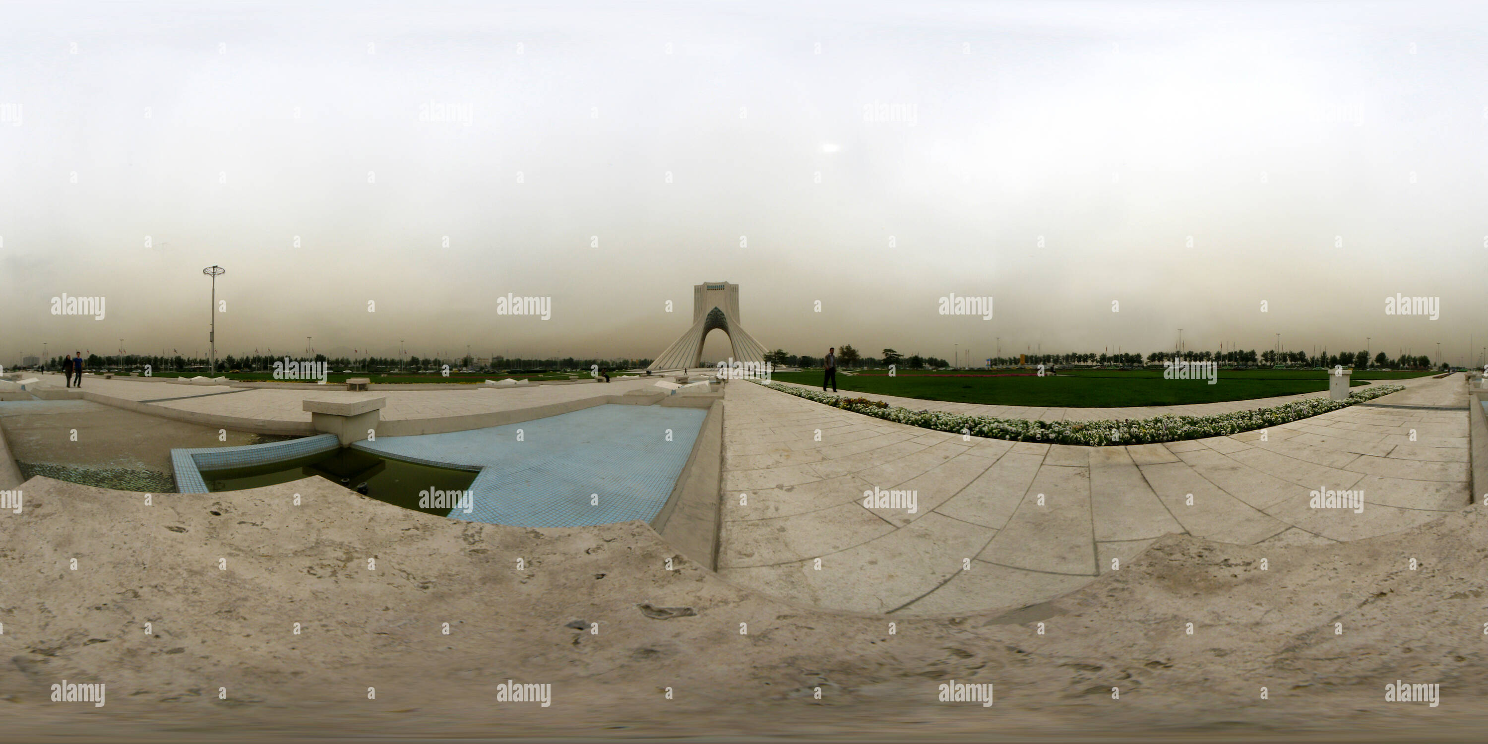 360° view of The Azadi Tower, Tehran, Iran - III - Alamy