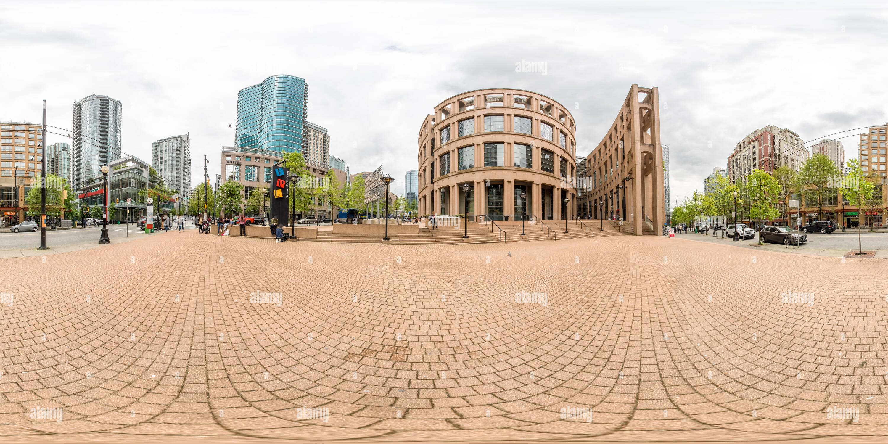 360° view of Vancouver Public Library, Vancouver, Canada - Alamy
