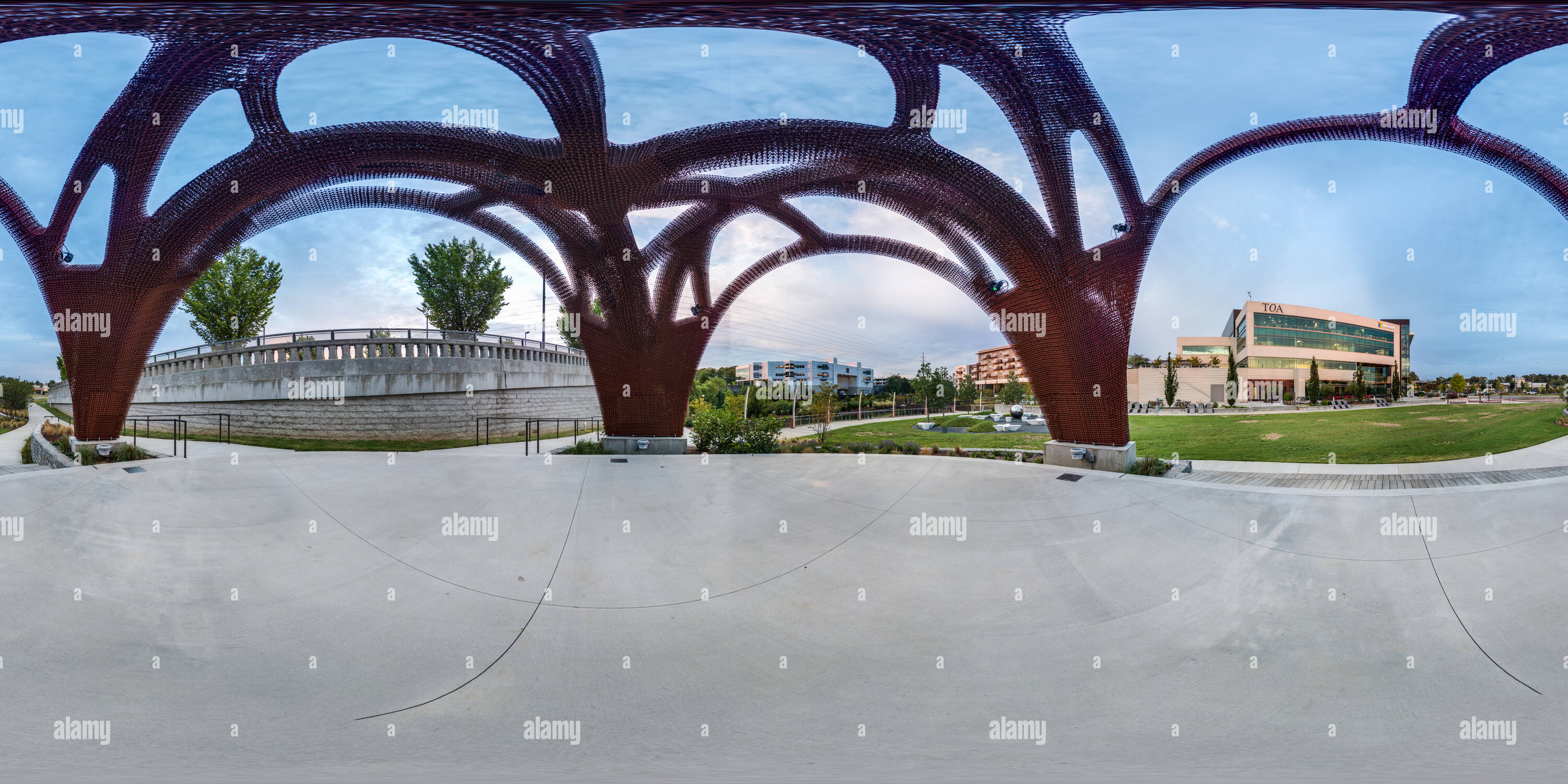 360° view of 3D Printed Sculpture Pavilion - Alamy
