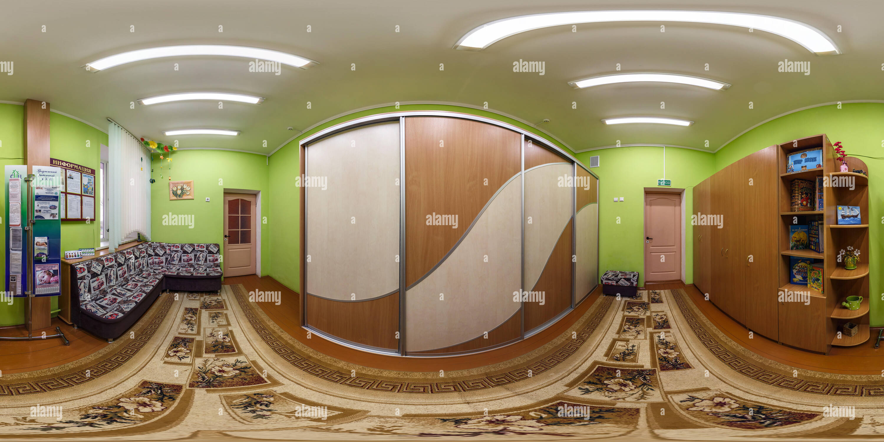 360° view of MINSK, BELARUS - JULY, 2017: full seamless panorama 360 ...