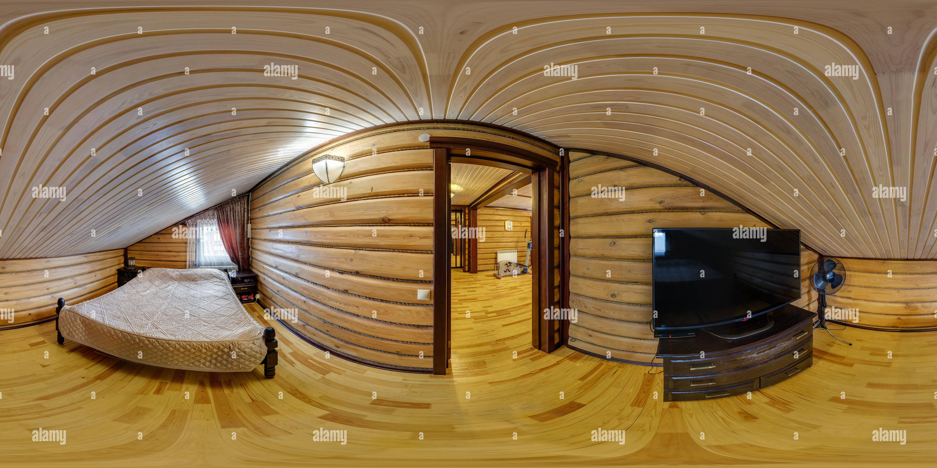 360° view of MOGILEV, BELARUS - DECEMBER, 2017: panorama 360 degrees ...