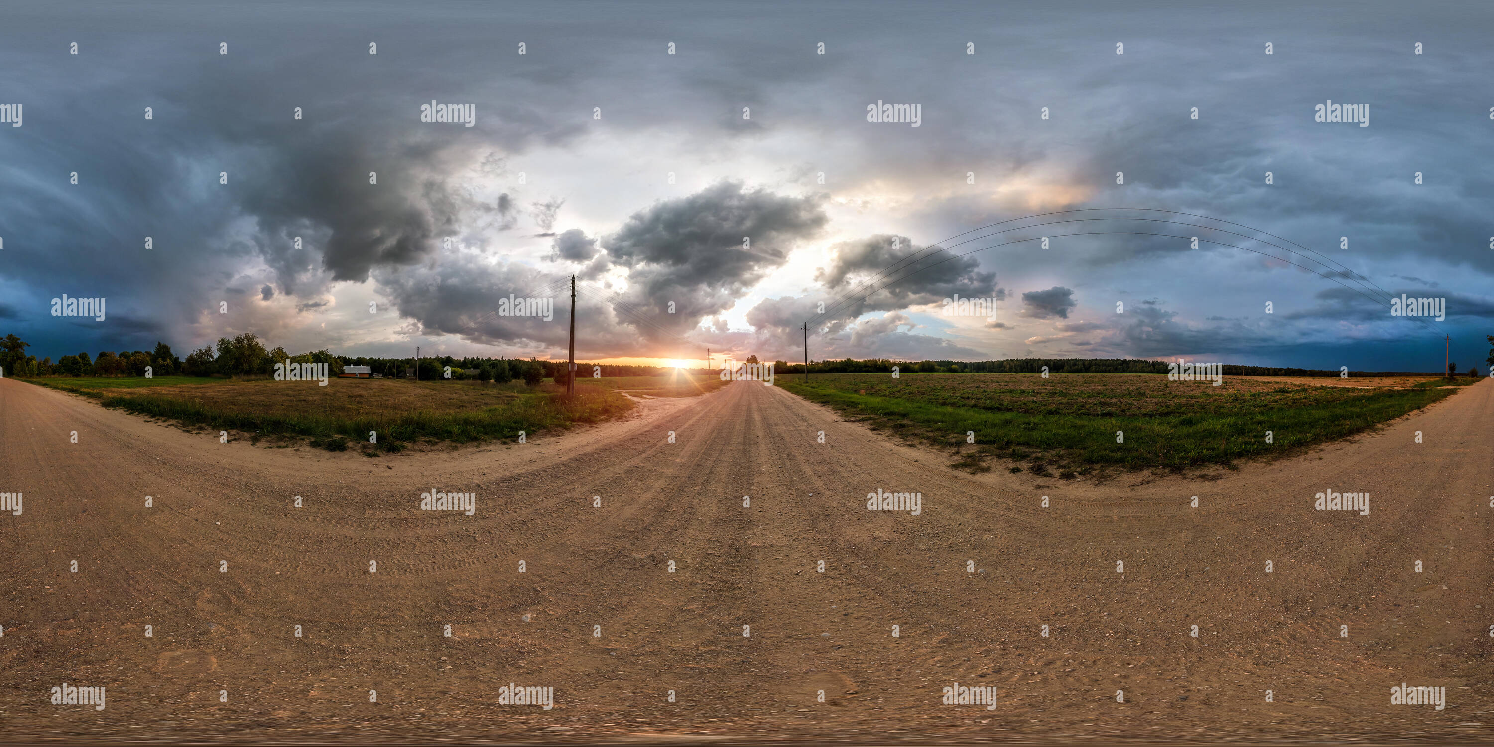 360° view of full seamless spherical panorama 360 degrees angle view on ...