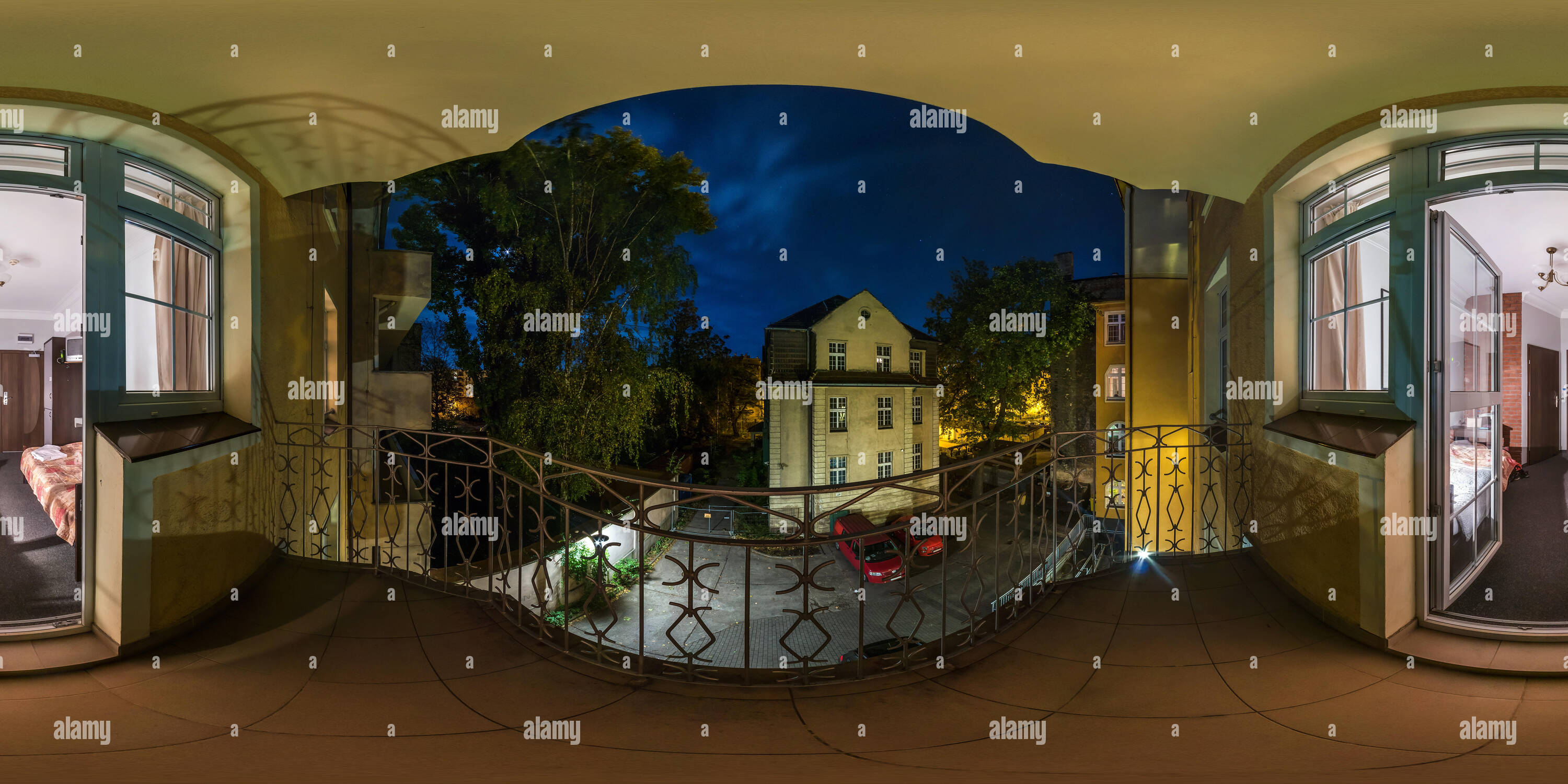 360° view of WROCLAW, POLAND - SEPTEMBER, 2018: Full seamless 360 ...