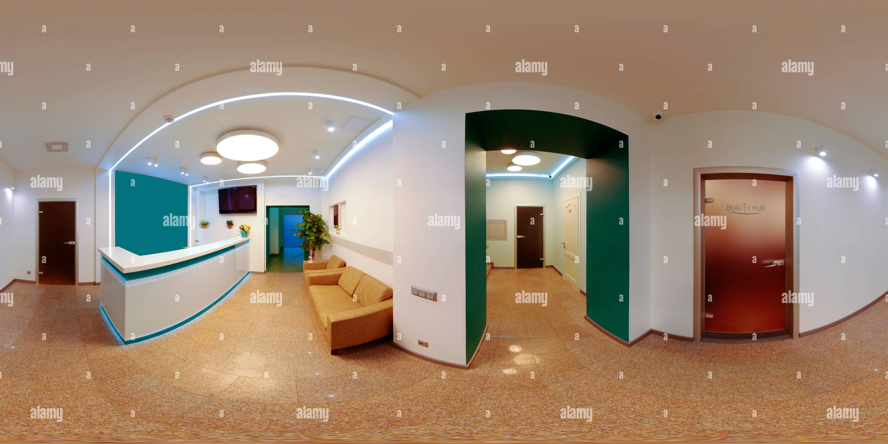 360° view of Reception in SPA - Alamy