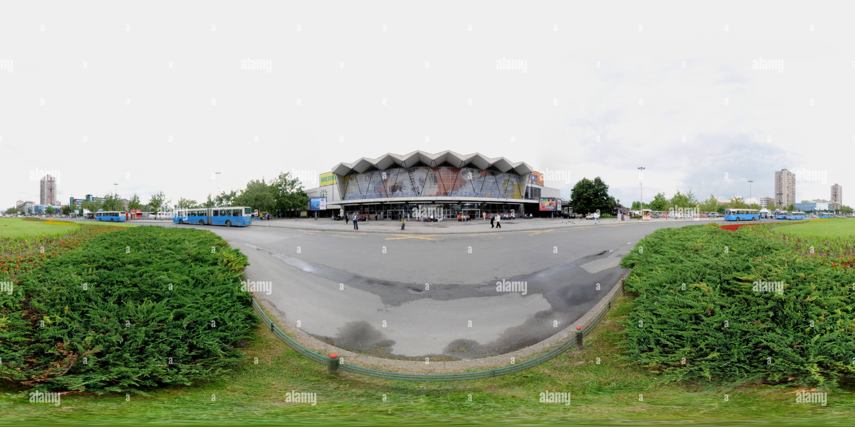 360° view of Railway station in Novi Sad - Alamy