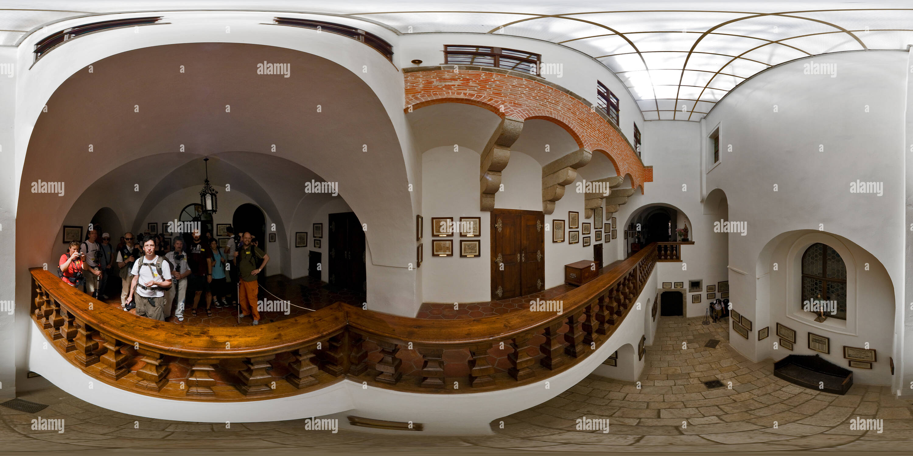 360° view of Cesky Sternberk Castle - Alamy