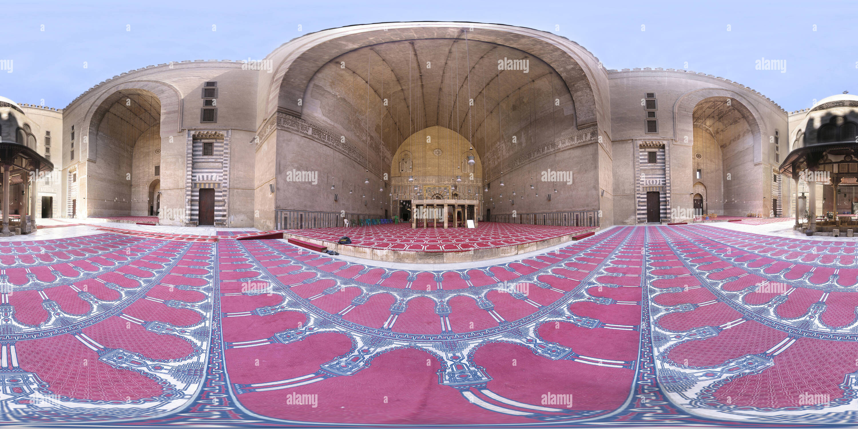 360° view of Sultan Hasan Mosque - Alamy