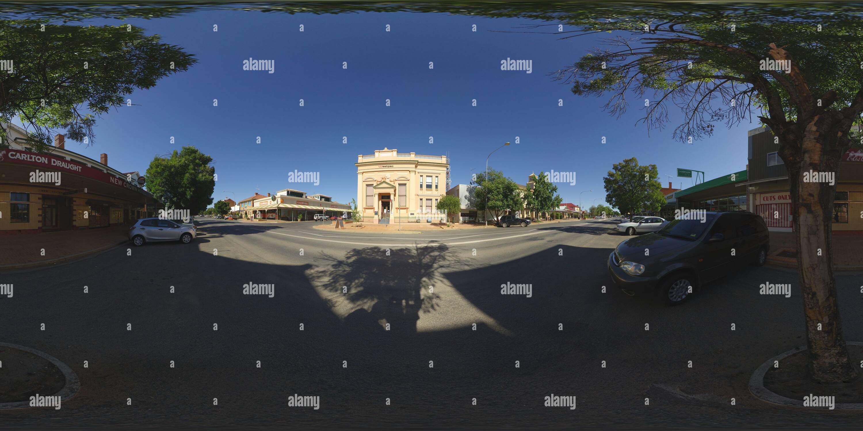 360° view of Hay Town Centre - Alamy