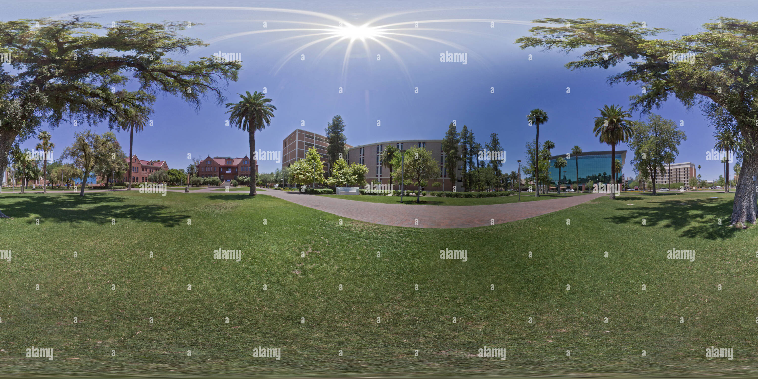 360° view of Old Main and surrounding buildings, Arizona State ...