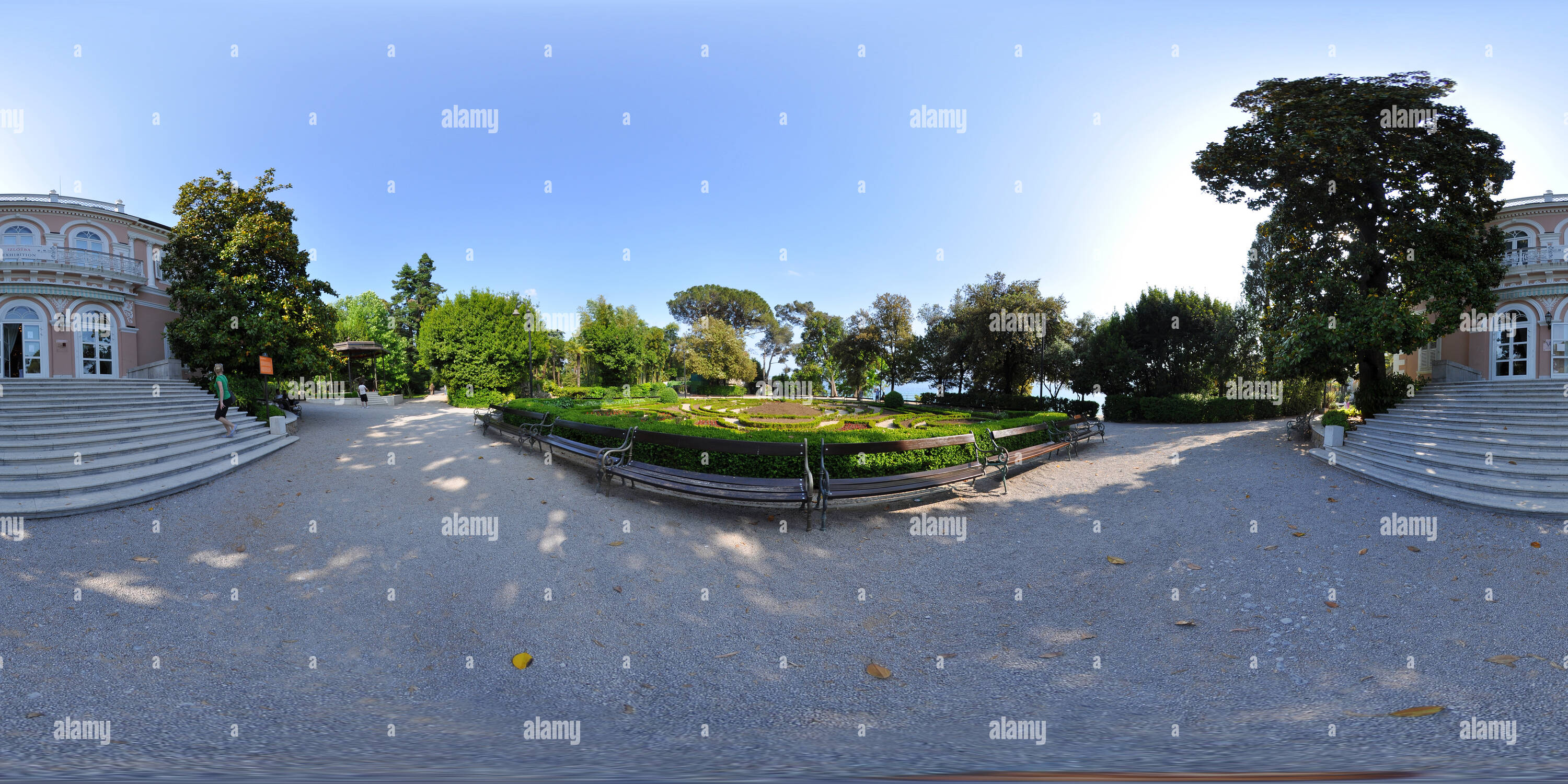 360° view of Opatija, Villa Angiolina - Alamy