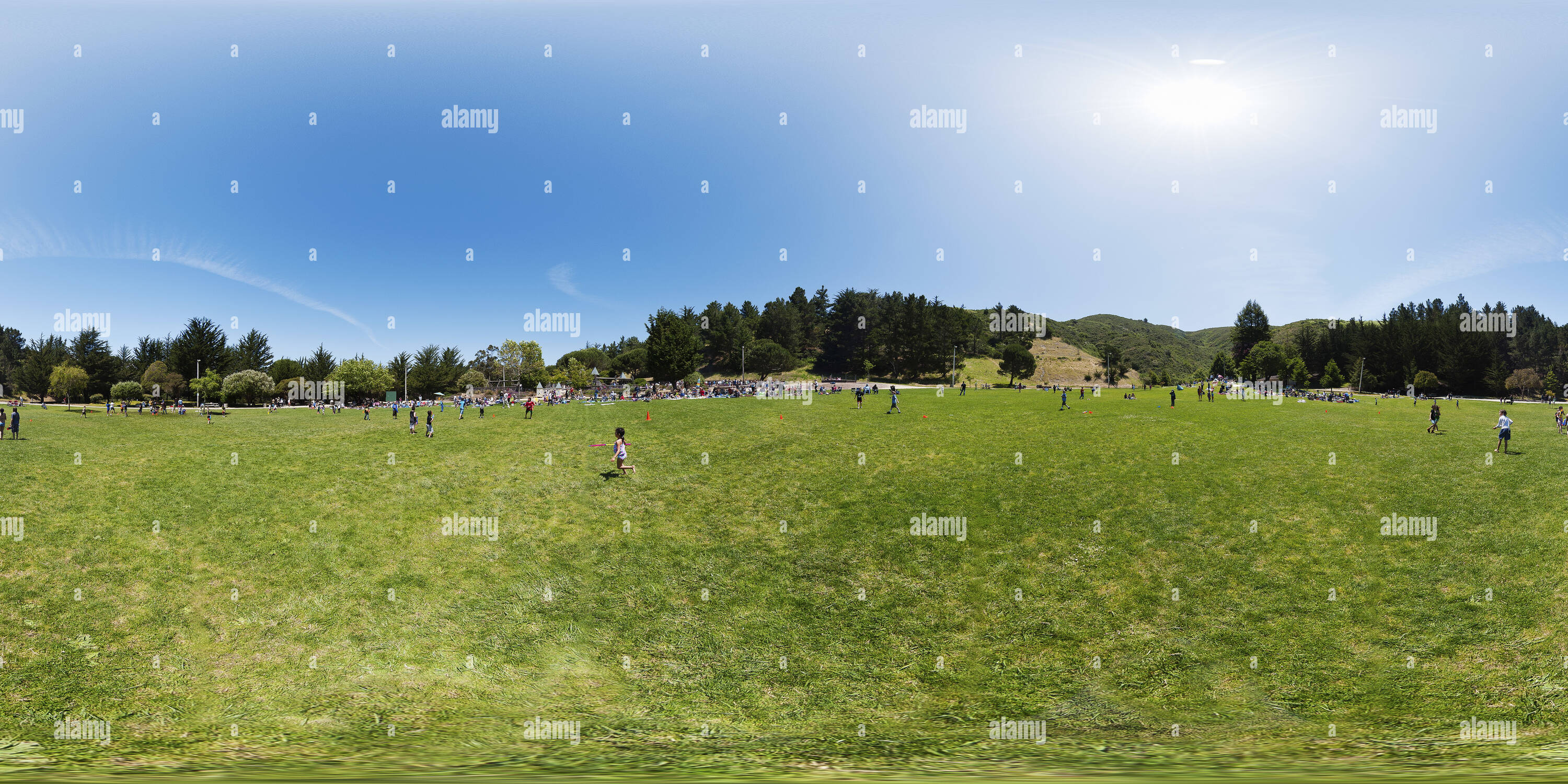 360° view of Last Day of School for Ocean Shore Elementary - Alamy